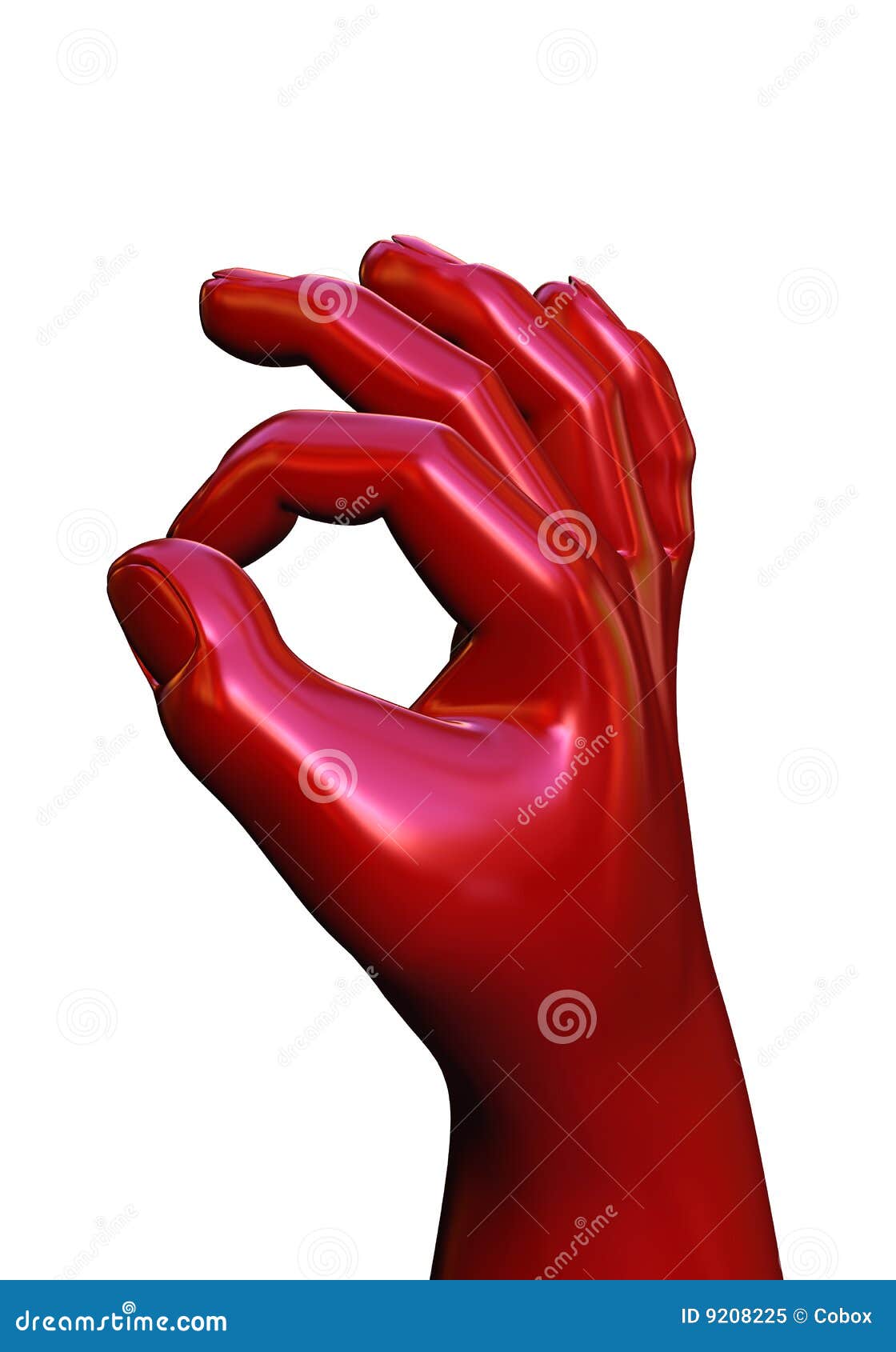 OK Signal stock illustration. Illustration of good, fingers - 9208225