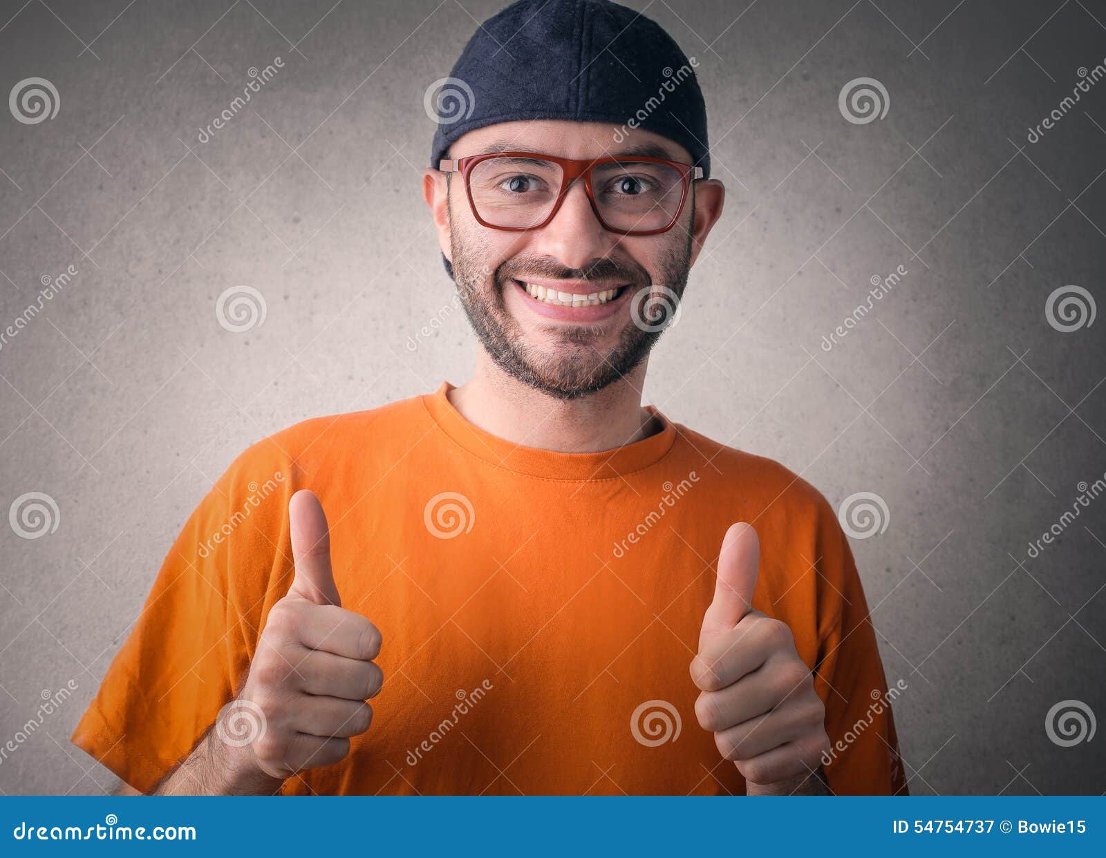 Ok smile stock image. Image of teenager, glasses, stupid - 54754737