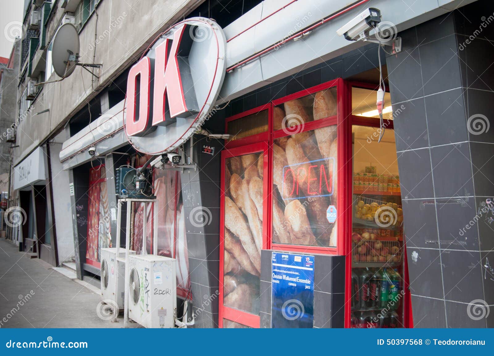 Ok supermarket editorial stock photo. Image of logo, company - 50397568