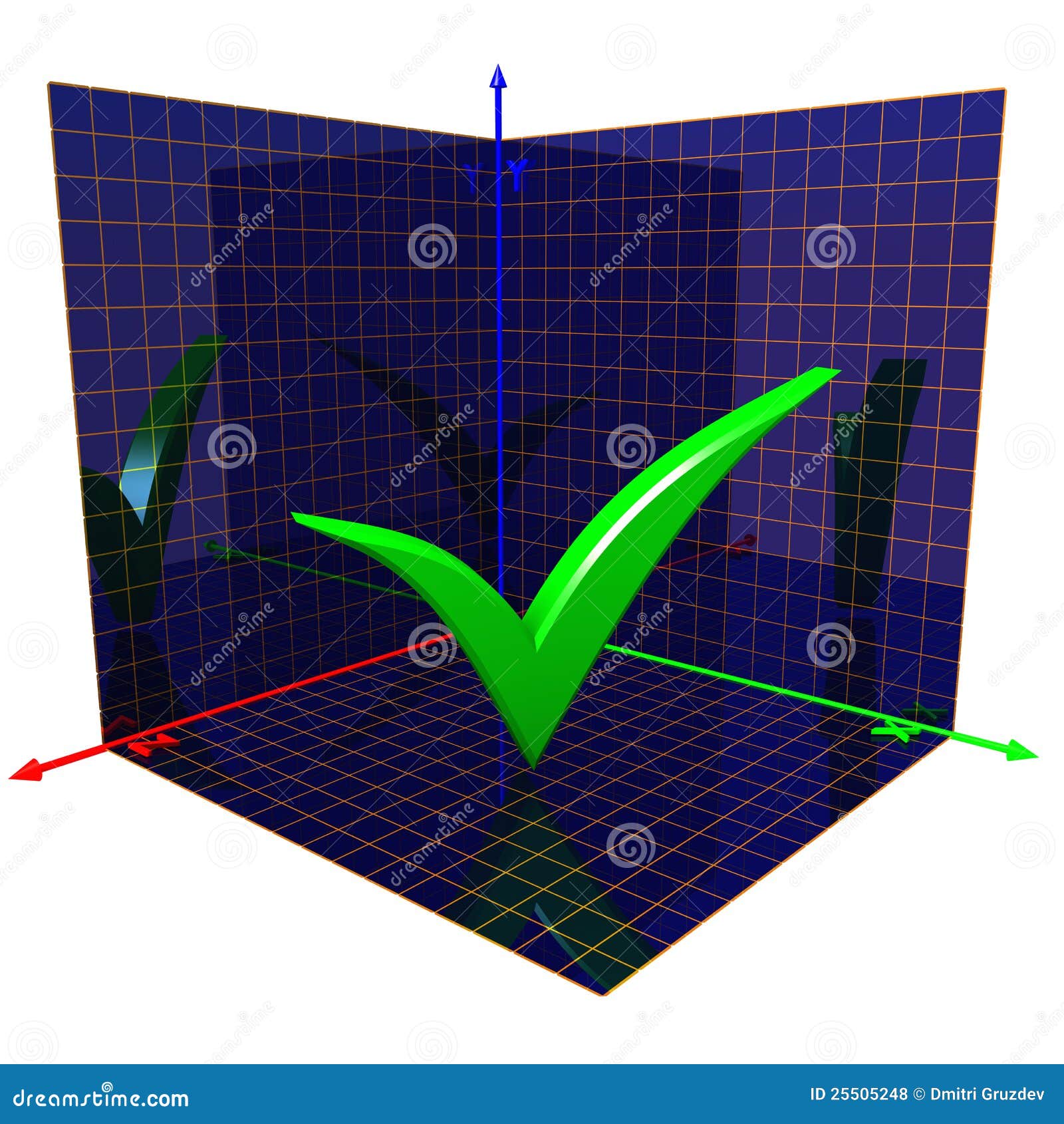OK symbol stock illustration. Illustration of icon, check - 25505248