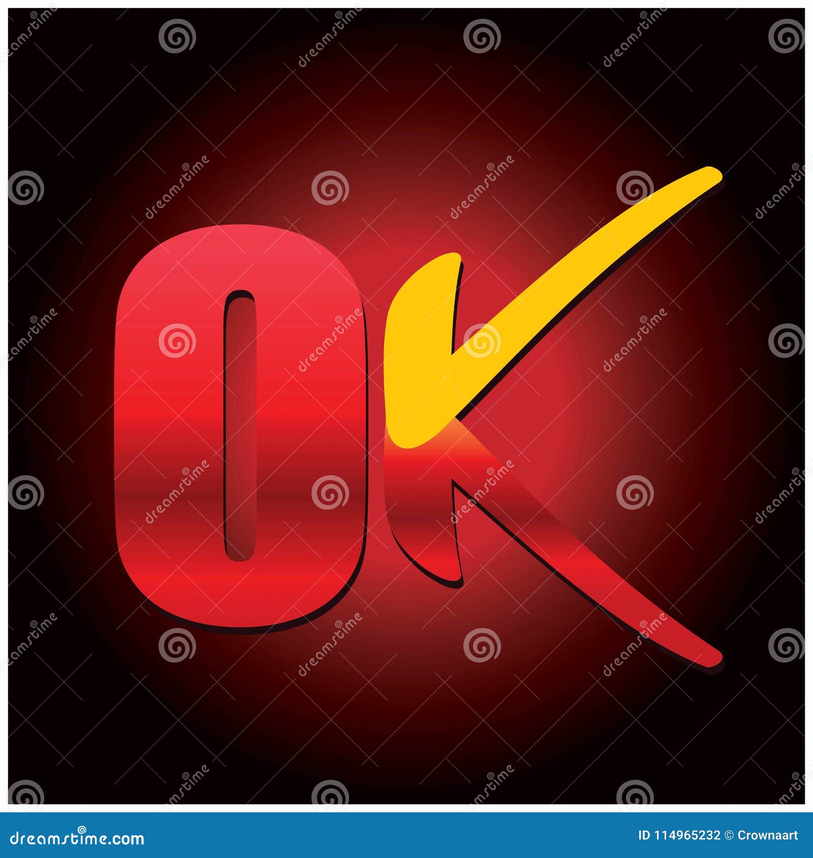 Ok Symbol, Ok concept stock illustration. Illustration of communication ...