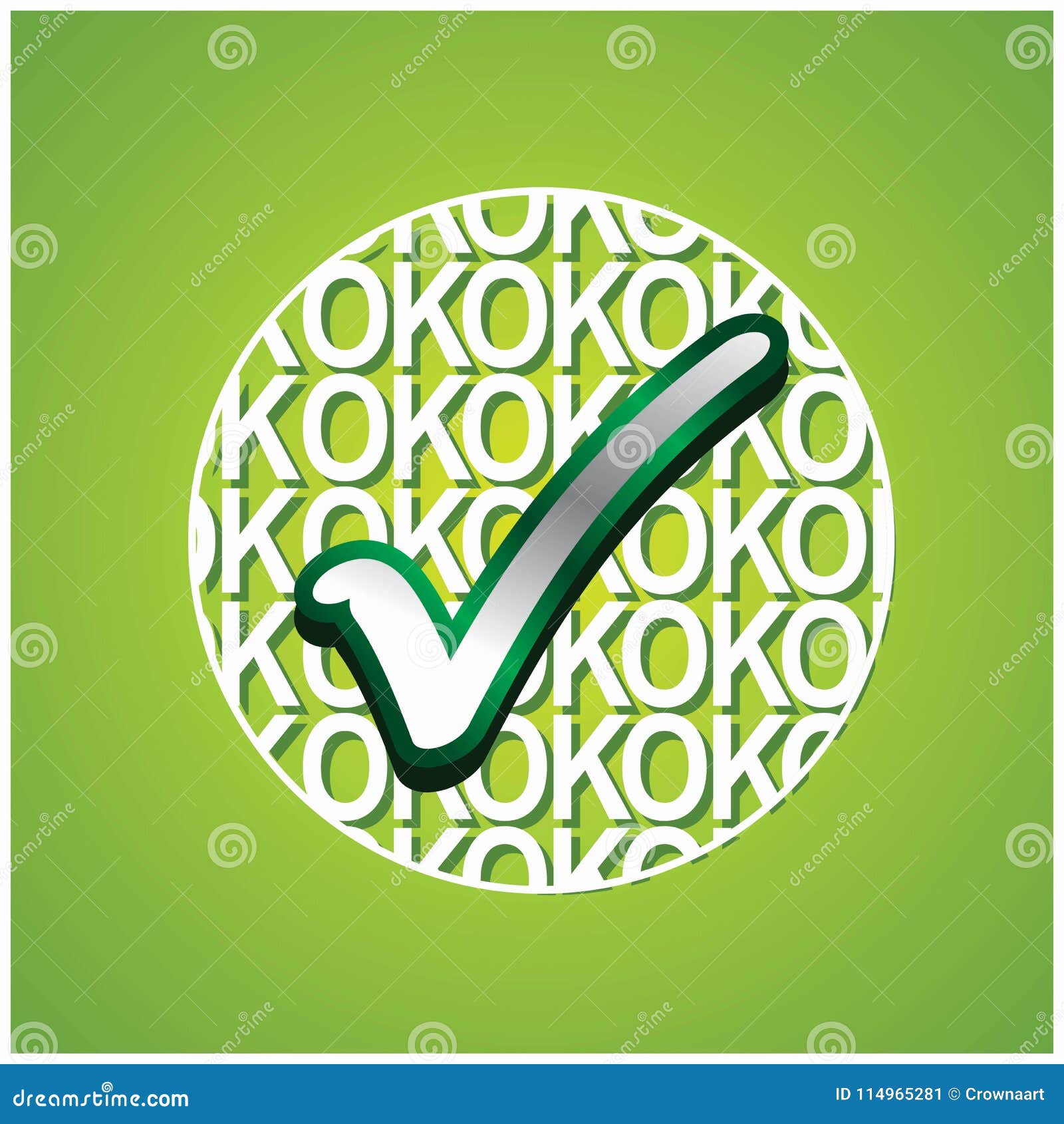 Ok Symbol, Ok concept stock illustration. Illustration of like - 114965281