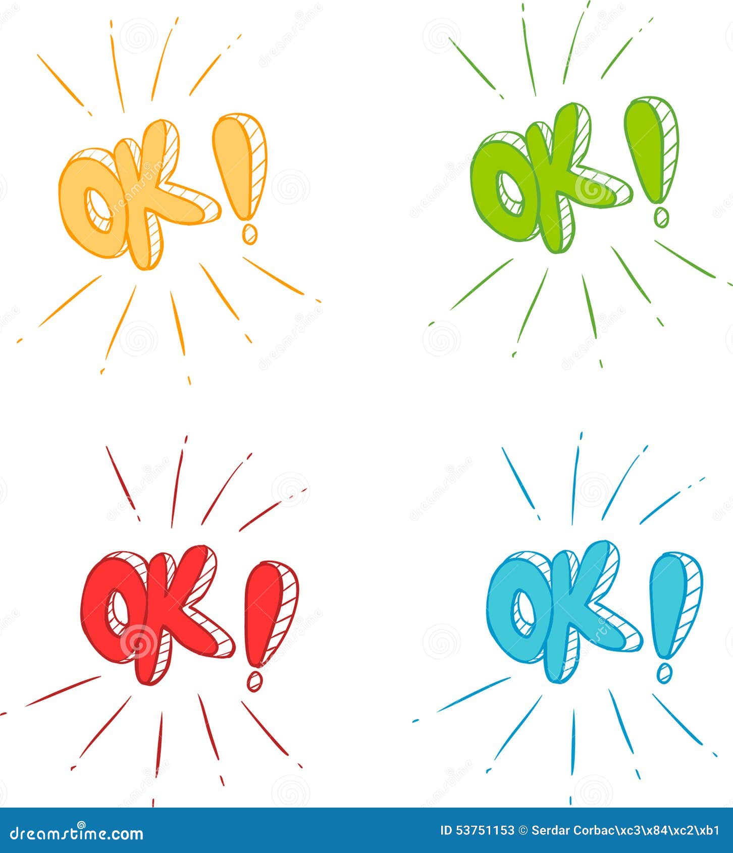 Ok symbol signs stock vector. Illustration of designer - 53751153