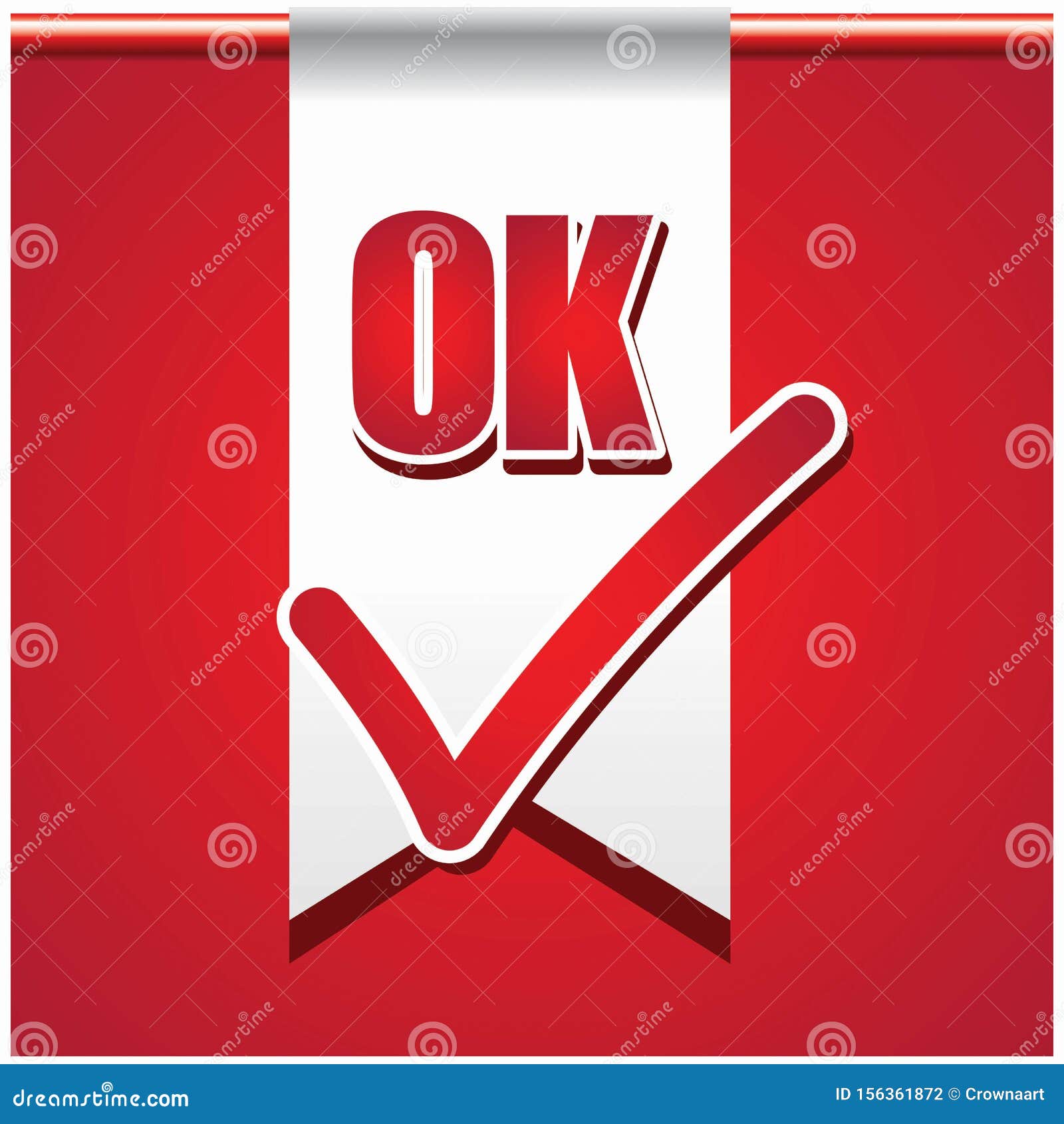 Ok Symbol Stylish Typography Stock Illustration - Illustration of ...