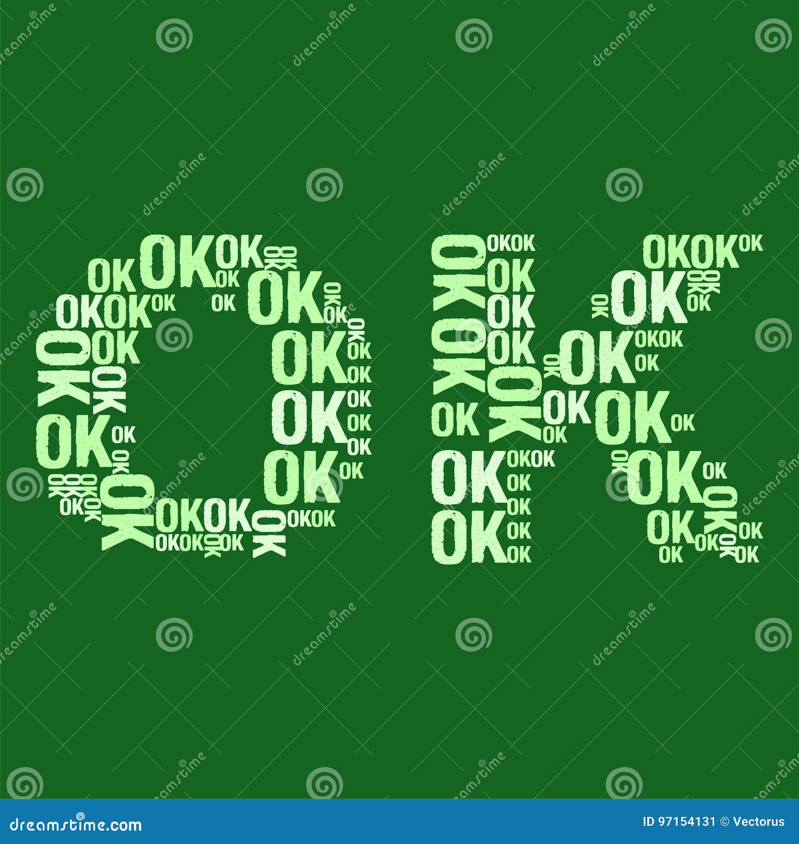 OK word cloud stock vector. Illustration of type, cloud - 97154131