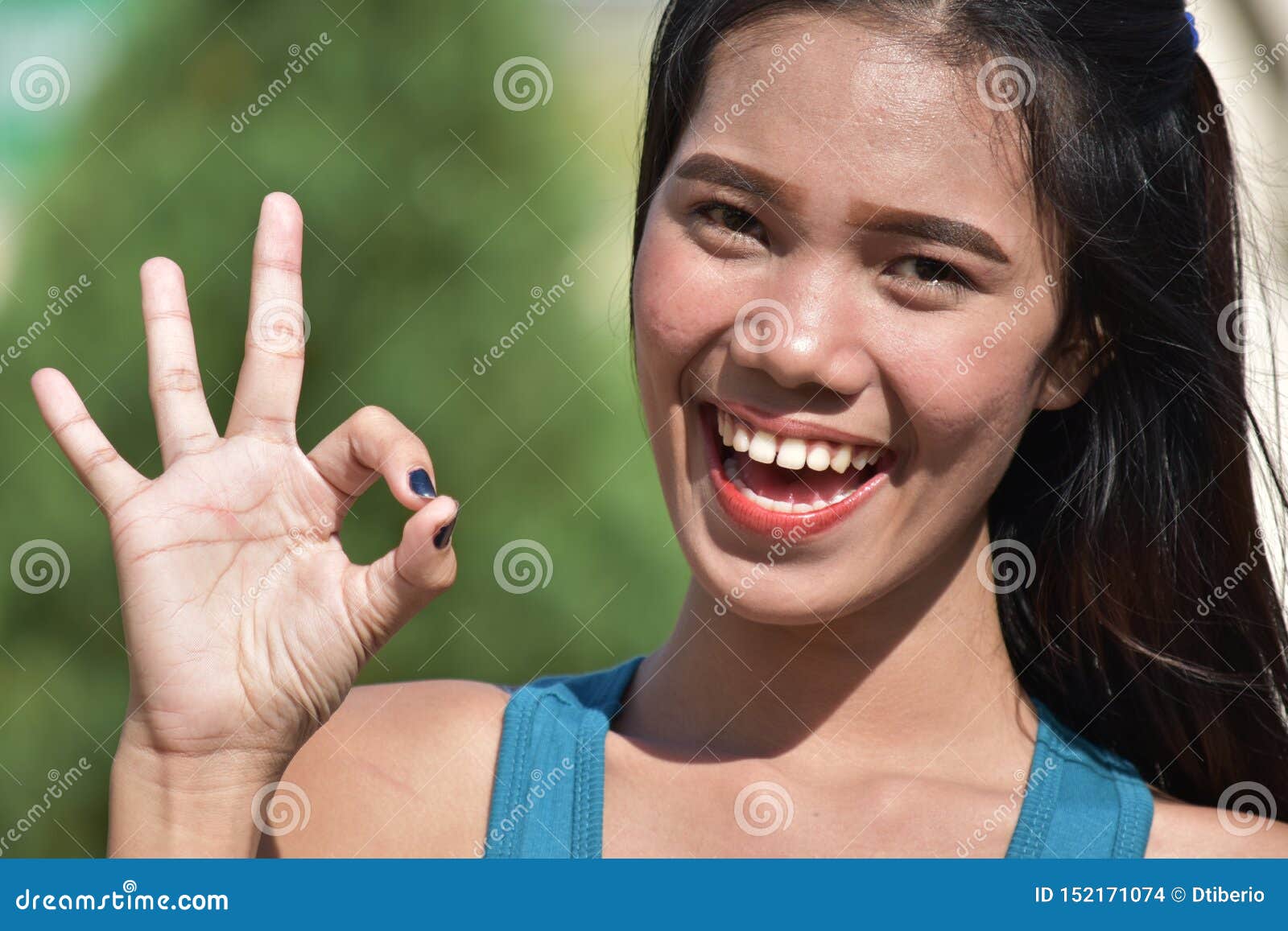 Ok Young Female Woman stock photo. Image of females - 152171074