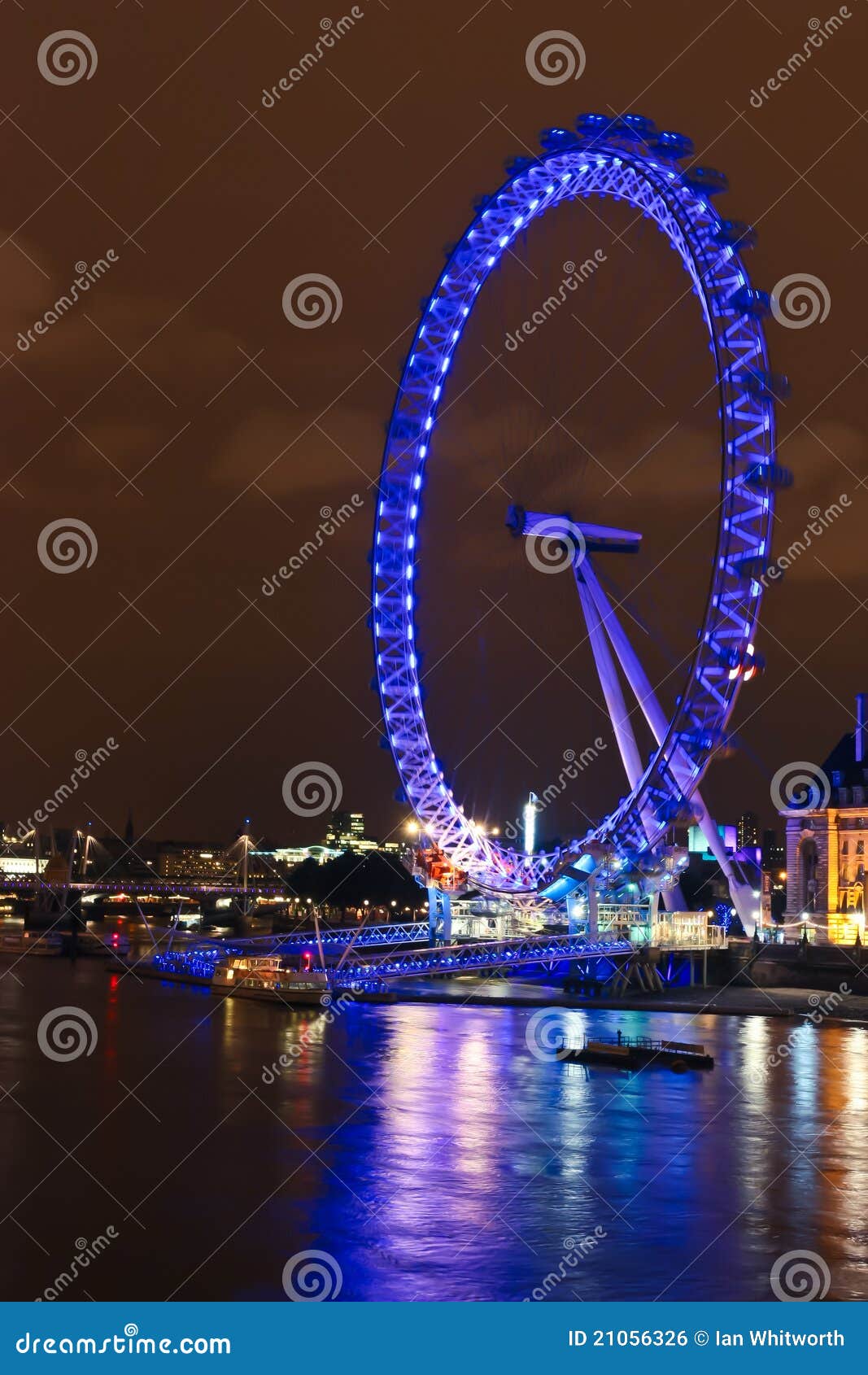 Oka London noc zdjęcie editorial. Obraz złożonej z sceniczny - 21056326