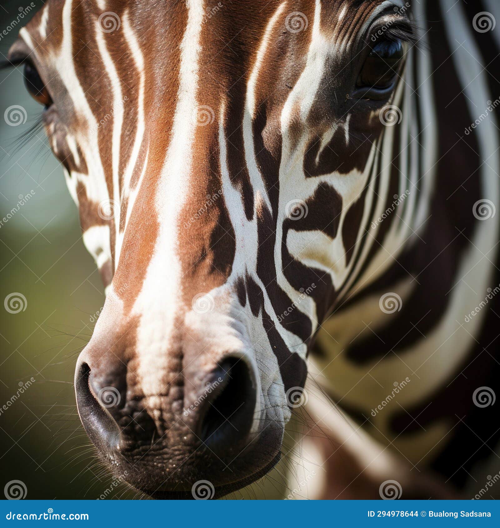 Of an Okapi s fur stock illustration. Illustration of details - 294978644