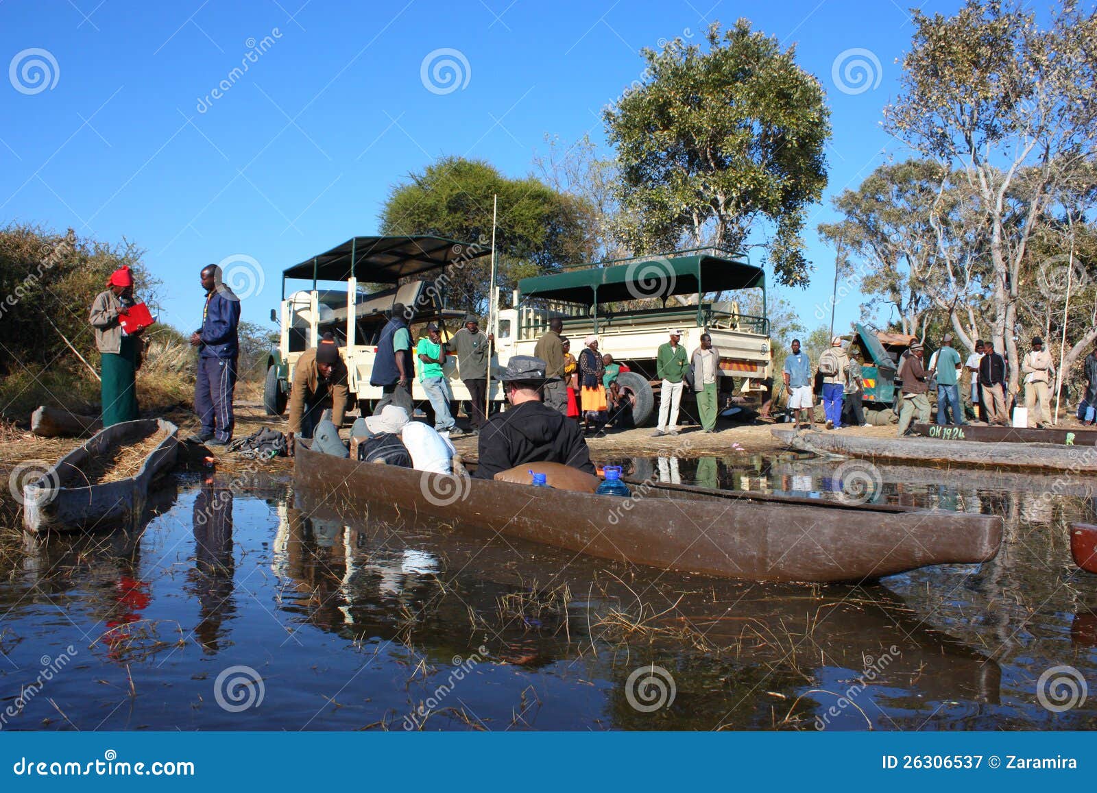 Okavango Delta editorial photography. Image of kalahari - 26306537