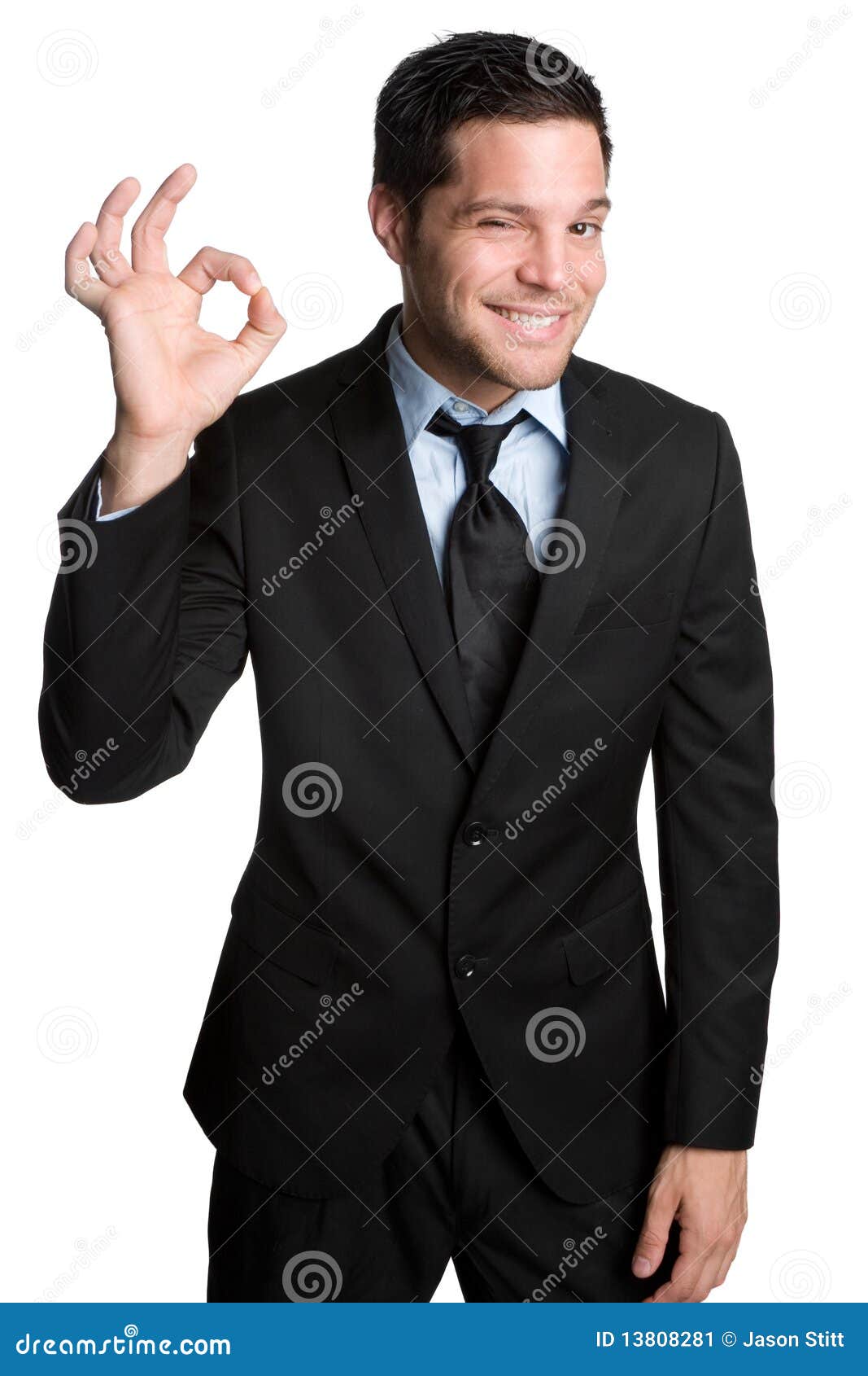 Okay Businessman stock image. Image of white, business - 13808281