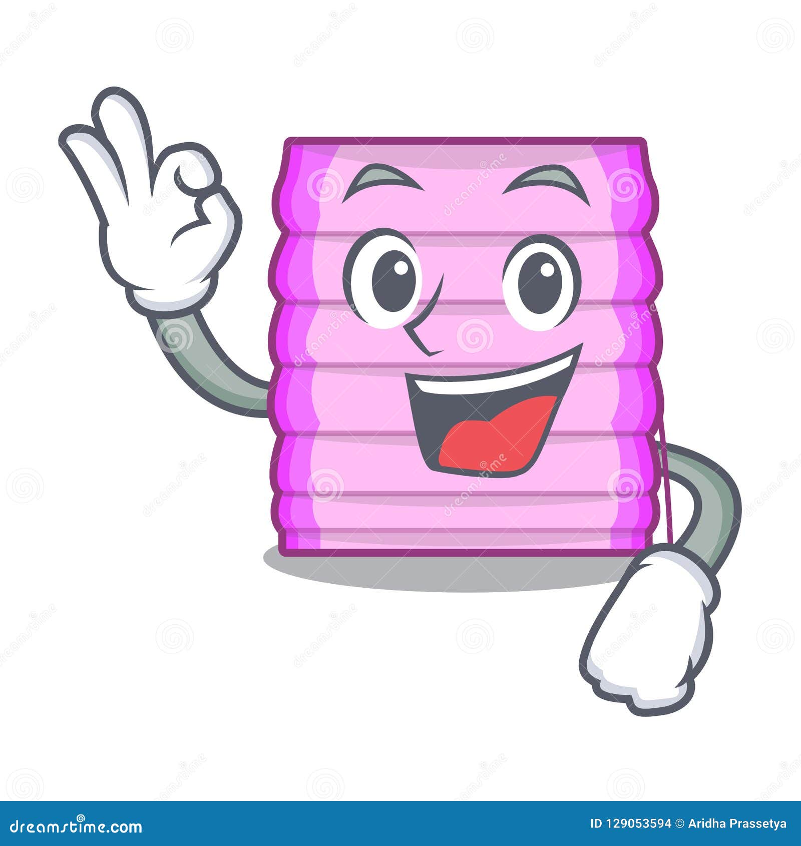 Okay Cartoon Unlocked Padlock On The Table | CartoonDealer.com #129135001