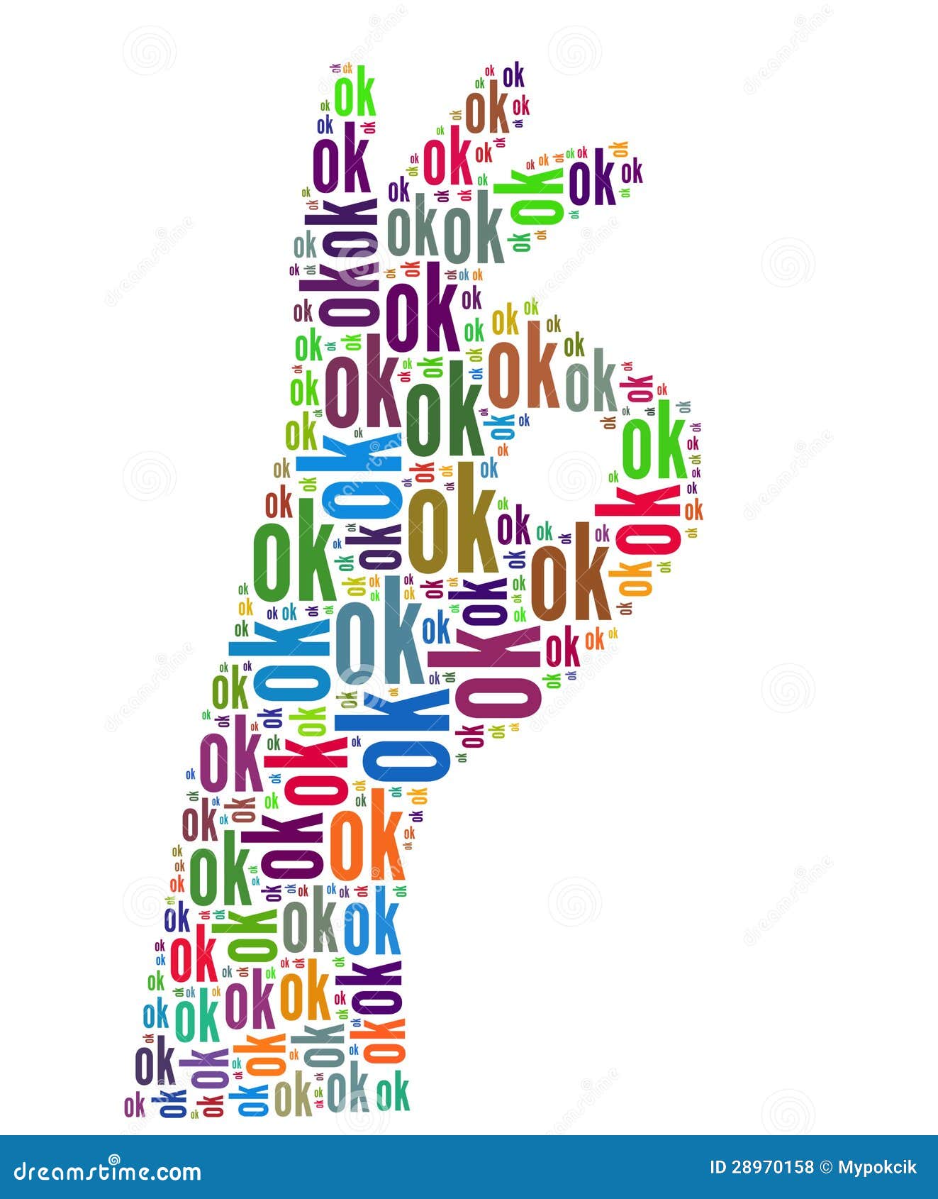 Okay Hand Gesture Sign Approval. OK Finger Continuous Line Drawing Of ...