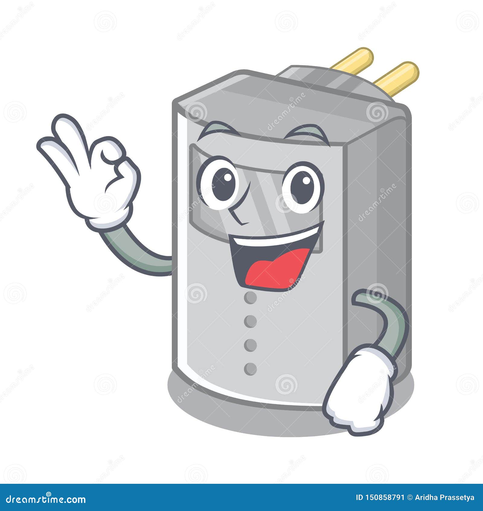 Okay Motion Sensor in the Cartoon Shape Stock Vector - Illustration of ...