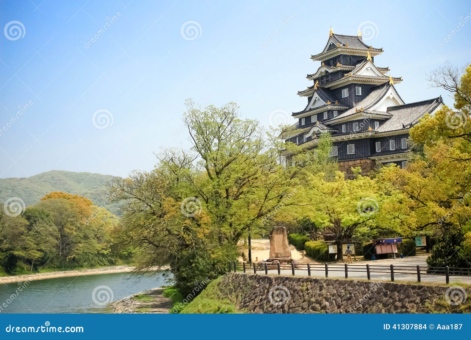 Okayama Castle stock photo. Image of travel, japan, architecture - 41307884