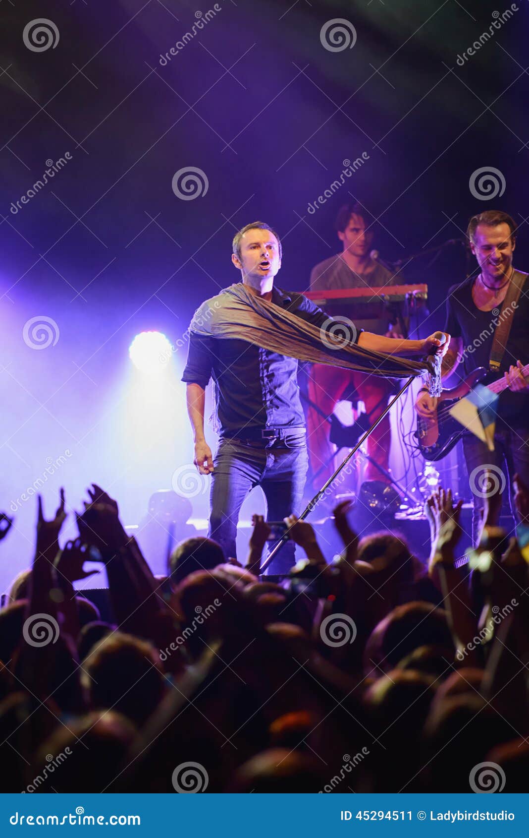 Okean Elzy Concert in Helsinki in Front a Crowd Editorial Photo - Image ...