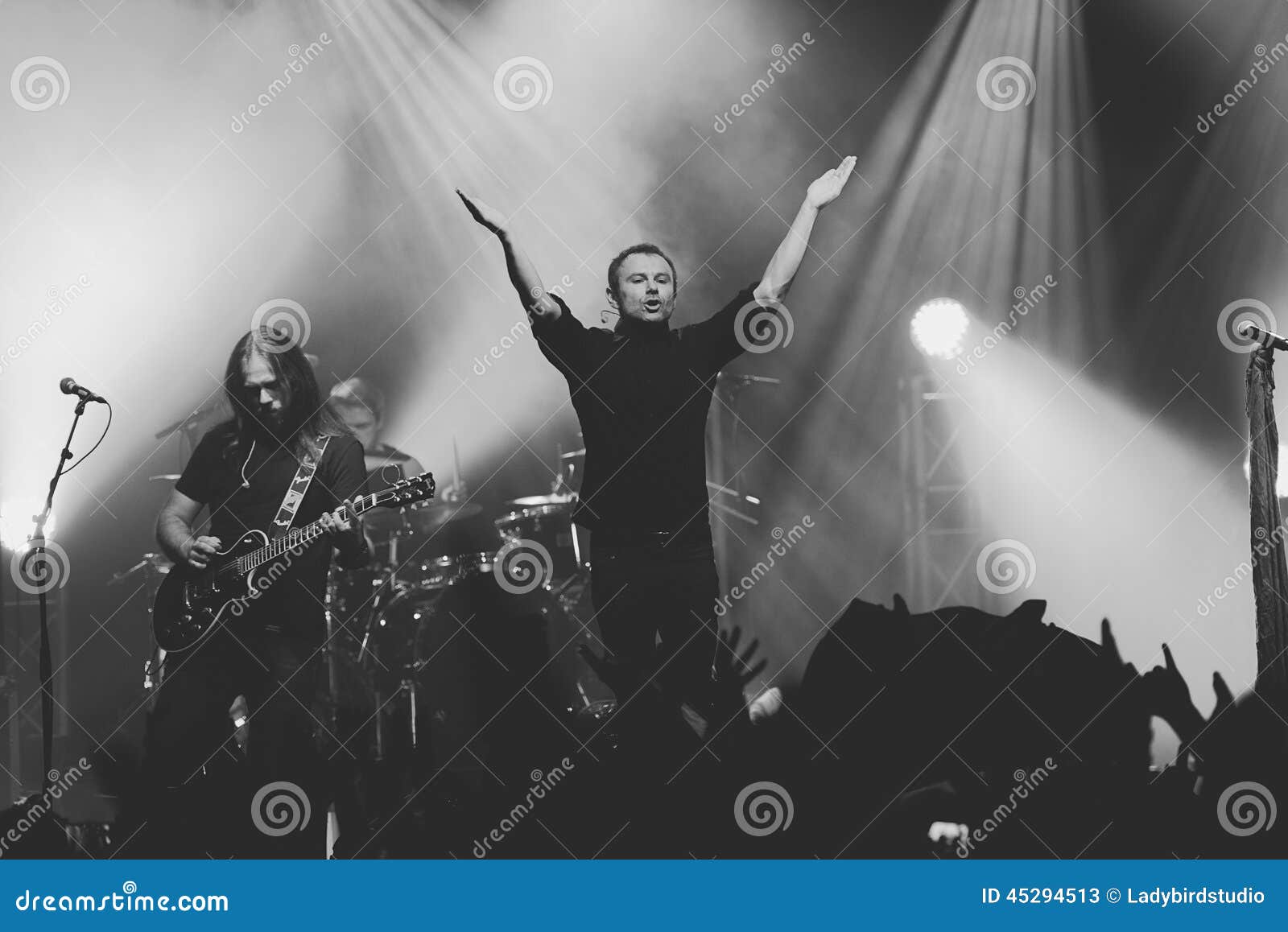Okean Elzy Concert in Helsinki in Front a Crowd Editorial Stock Photo ...