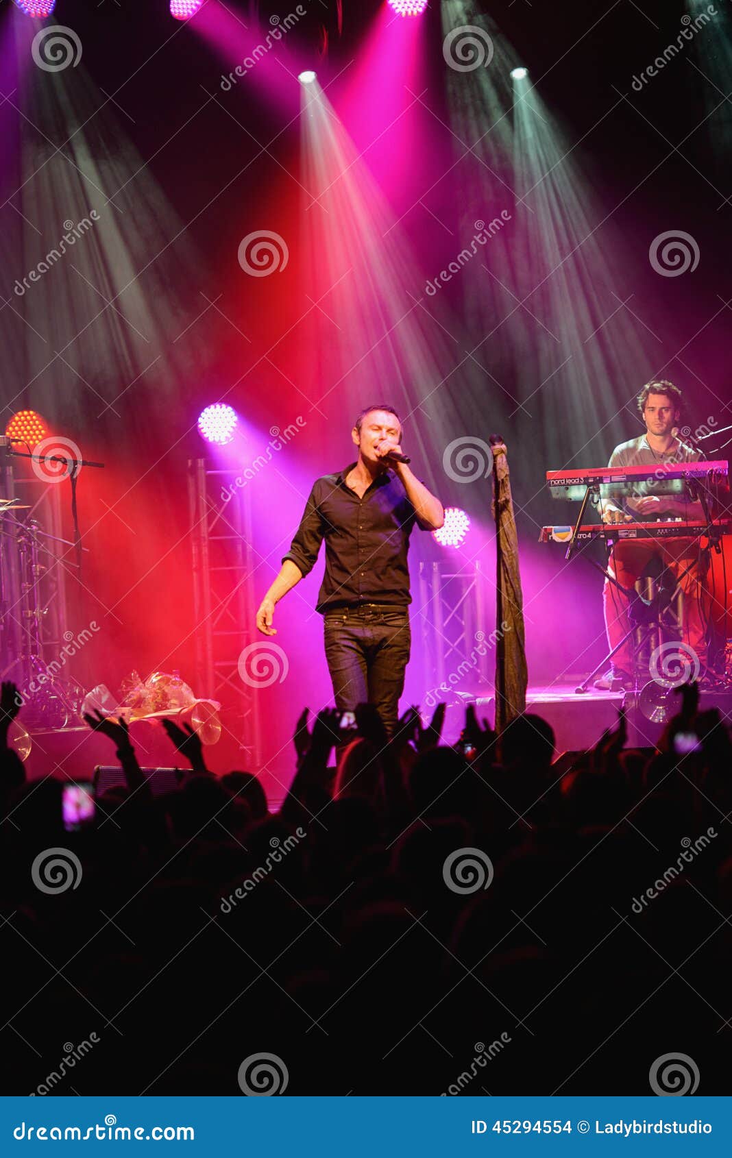 Okean Elzy Concert in Helsinki in Front a Crowd Editorial Stock Image ...