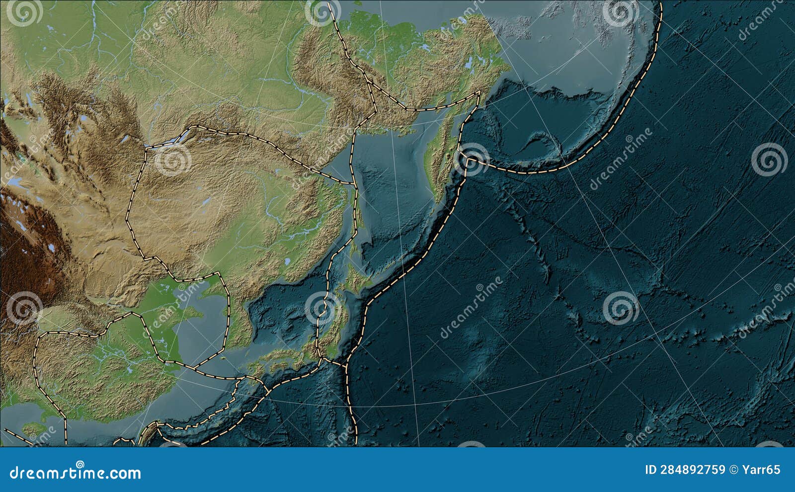 Okhotsk Plate - Boundaries. Wiki Map Stock Illustration - Illustration of tremor, patterson ...