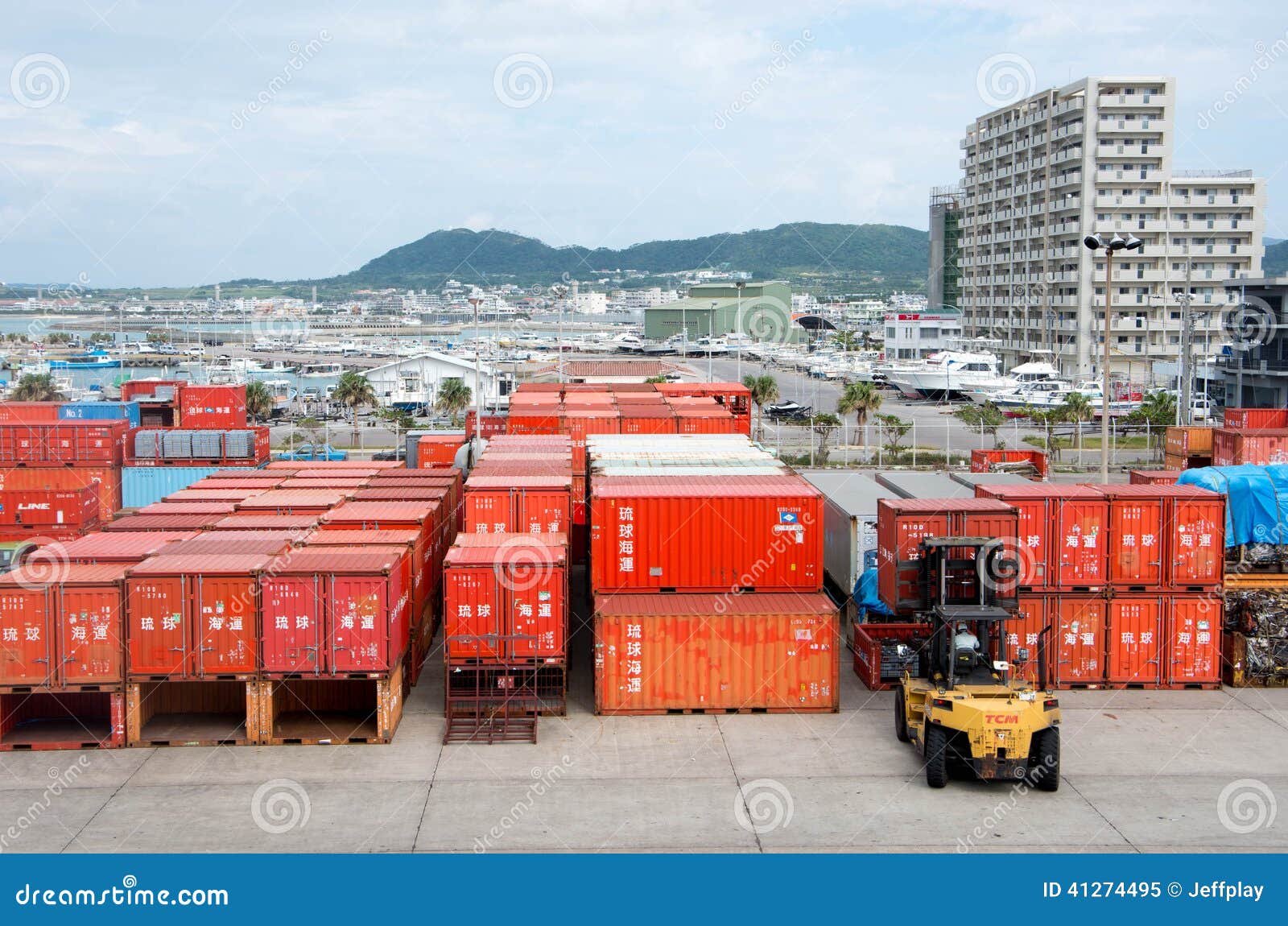 Okinawa dock of japan editorial image. Image of travel - 41274495
