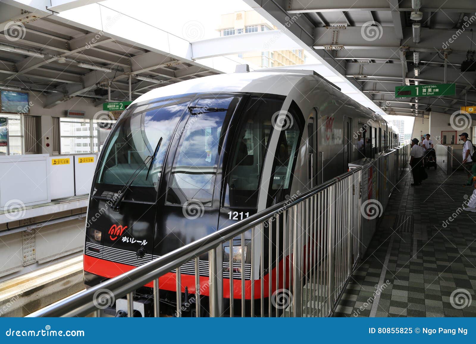 OKINAWA - 8 OCT: Monorail in Okinawa, Japan on 8 October 2016 Editorial ...