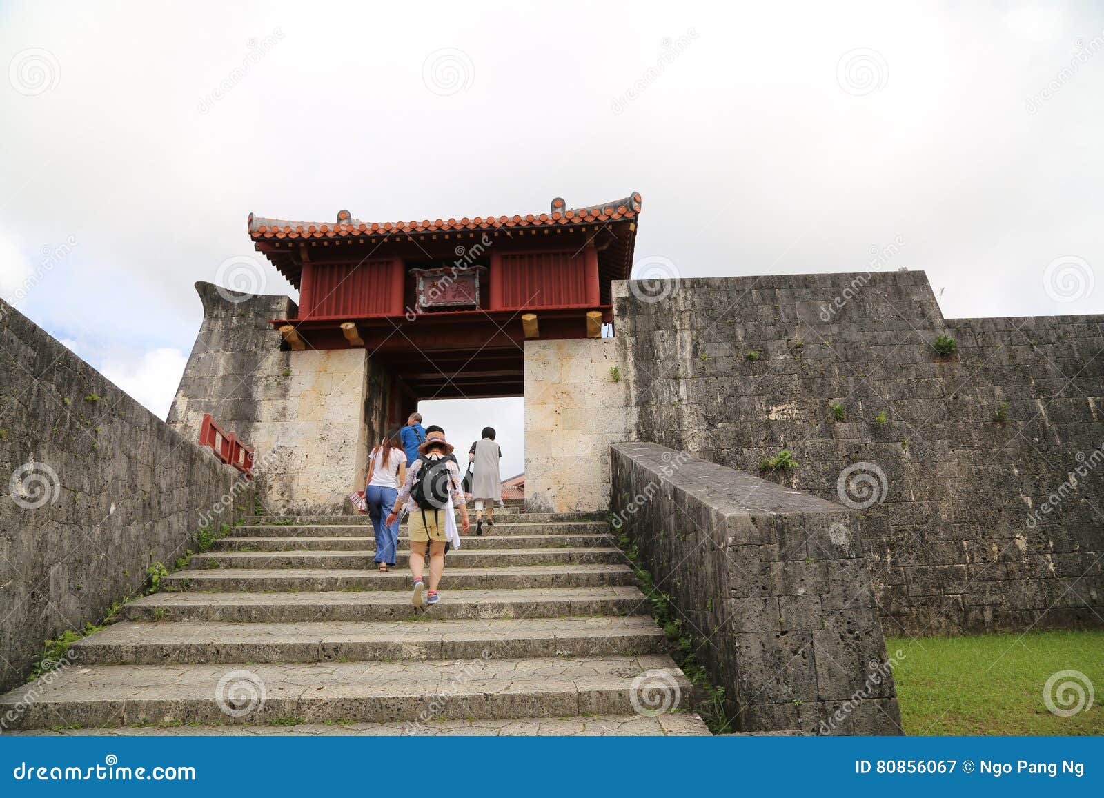 OKINAWA - 8 OCT: Shuri Castle in Okinawa, Japan on 8 October 2016 ...