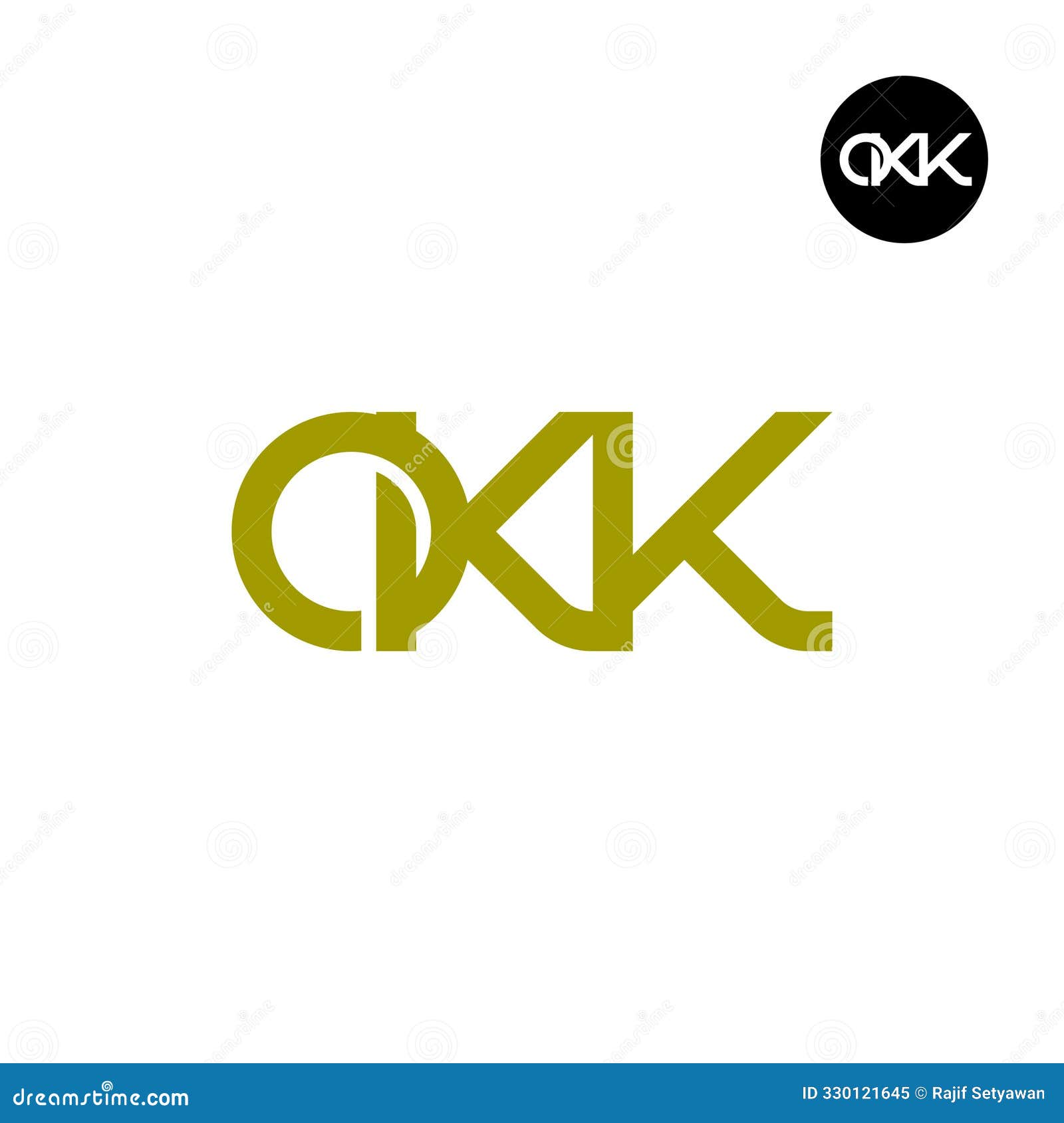 OKK Logo Letter Monogram Design Stock Vector - Illustration of letter ...