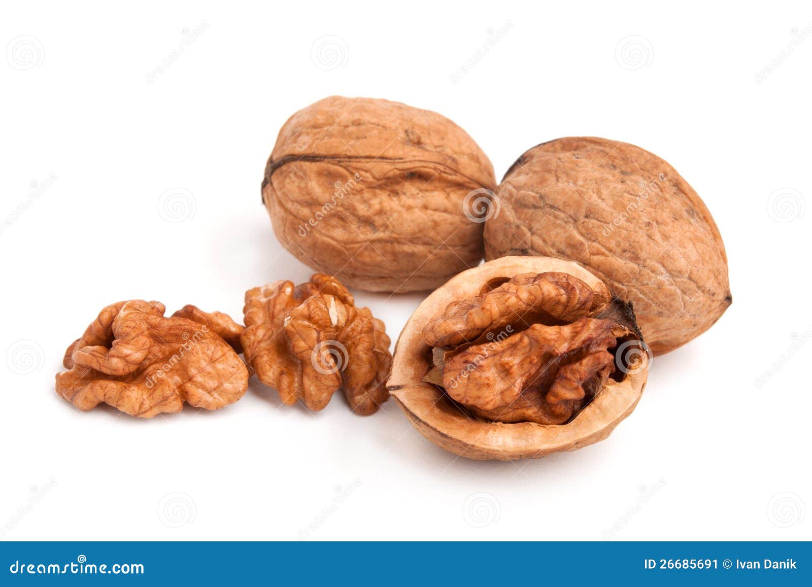 Okkernoot stock afbeelding. Image of vrucht, bruin, nootvlees - 26685691