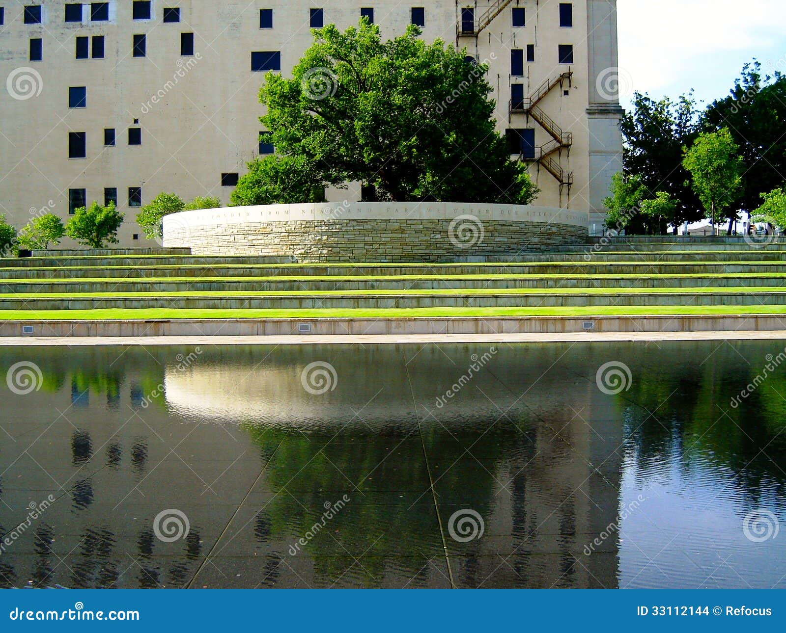 Oklahoma City Bombing Memorial Stock Photo - Image of memoriam, bombing ...