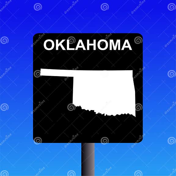 Oklahoma highway sign stock vector. Illustration of sign - 3422217
