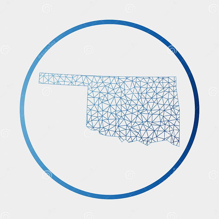 Oklahoma icon. stock vector. Illustration of card, graphic - 189619712