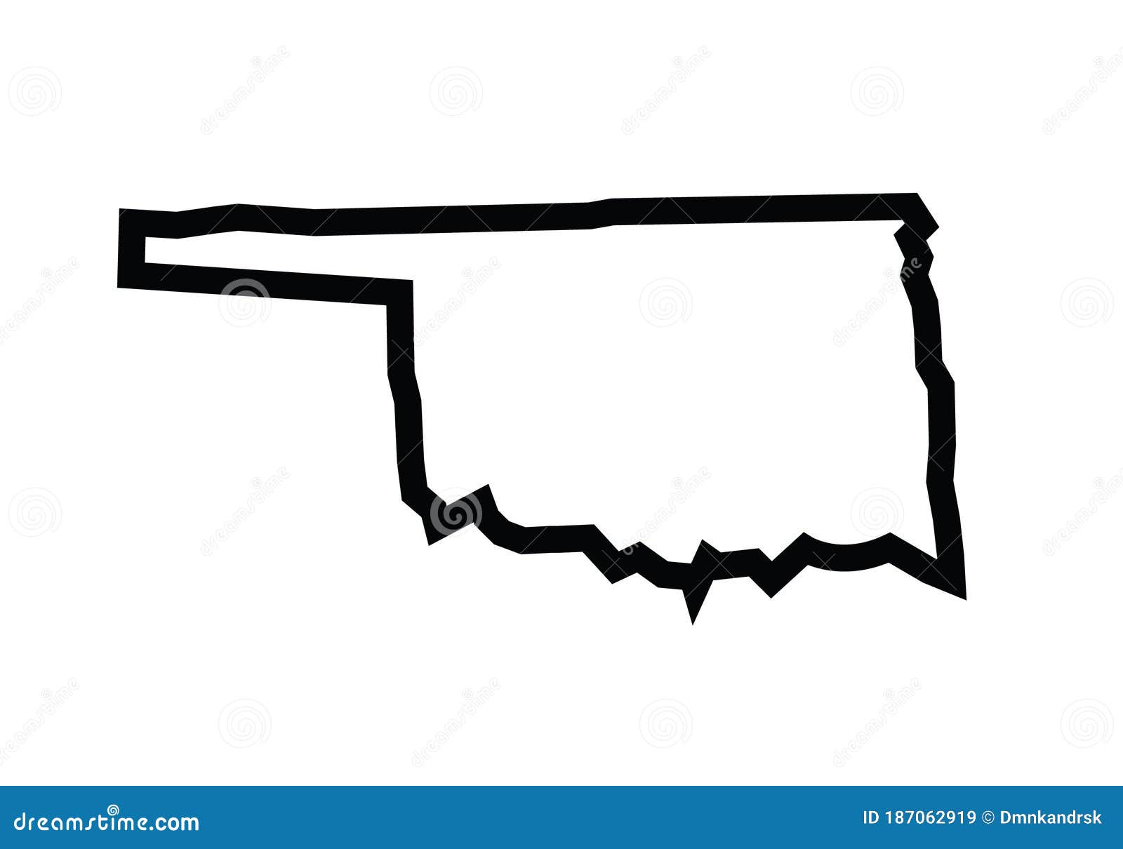 Oklahoma State Shape Clipart