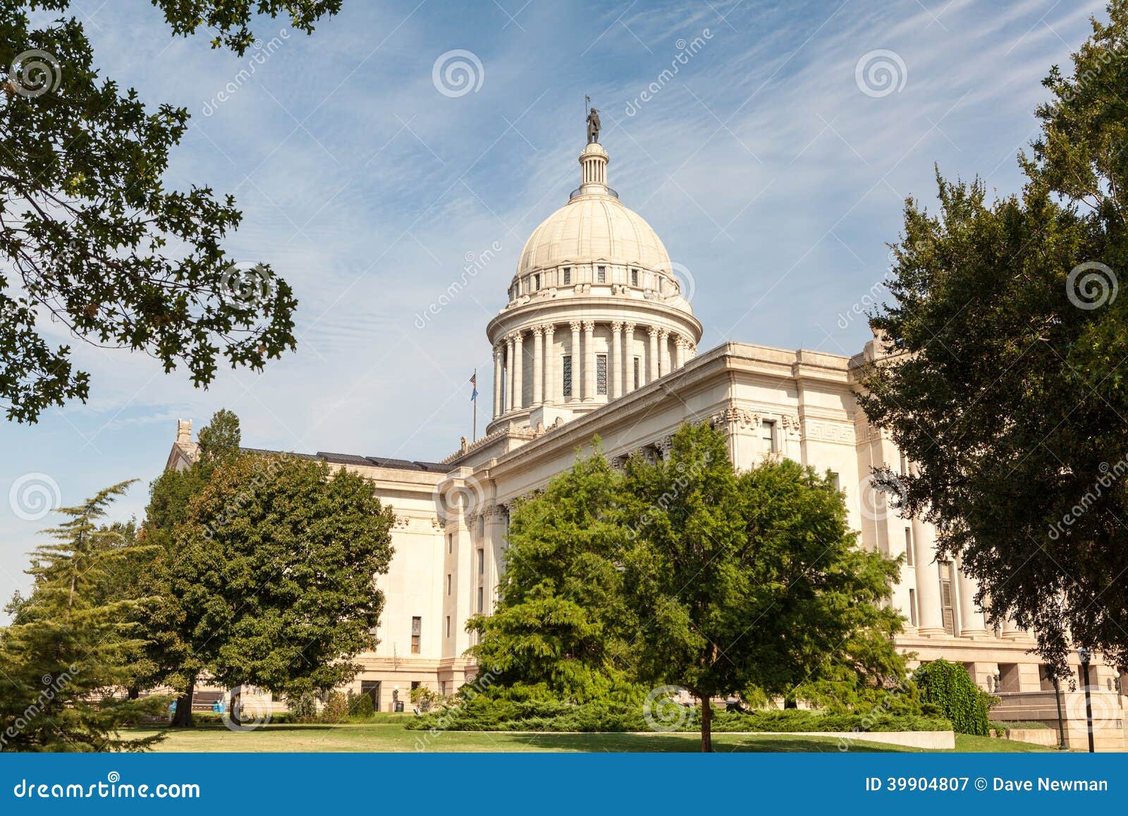 Oklahoma State Capitol Building Stock Image - Image of political ...