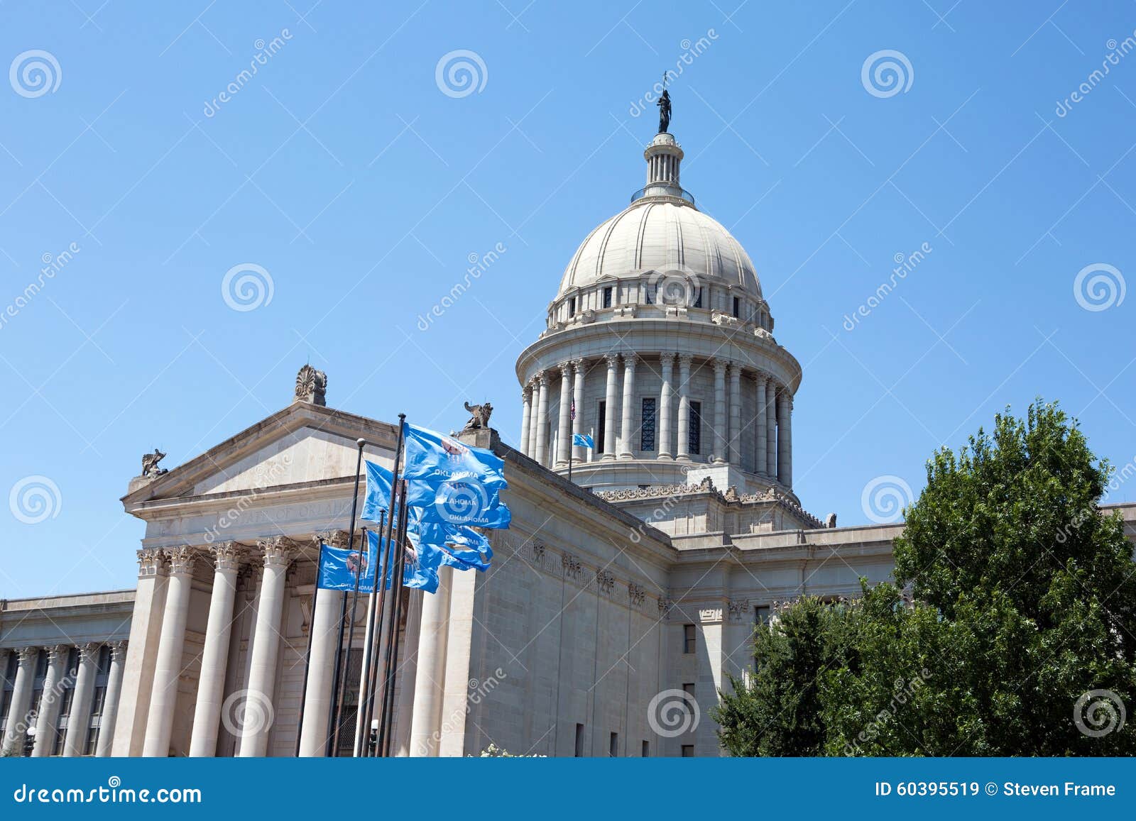 Oklahoma State Capitol Building Stock Image - Image of city, capitols ...