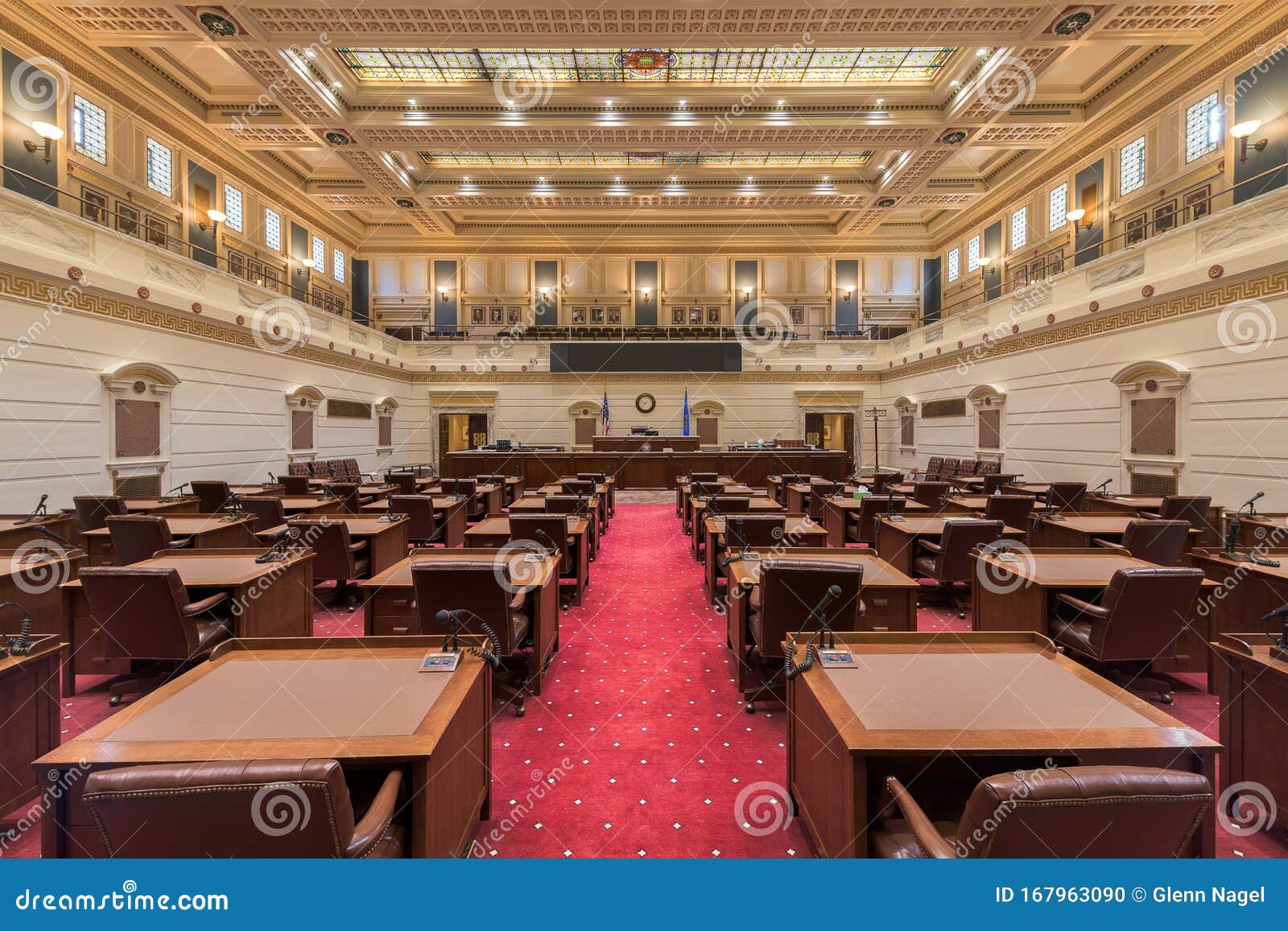 Oklahoma State Capitol Senate Chamber Editorial Image - Image of state ...