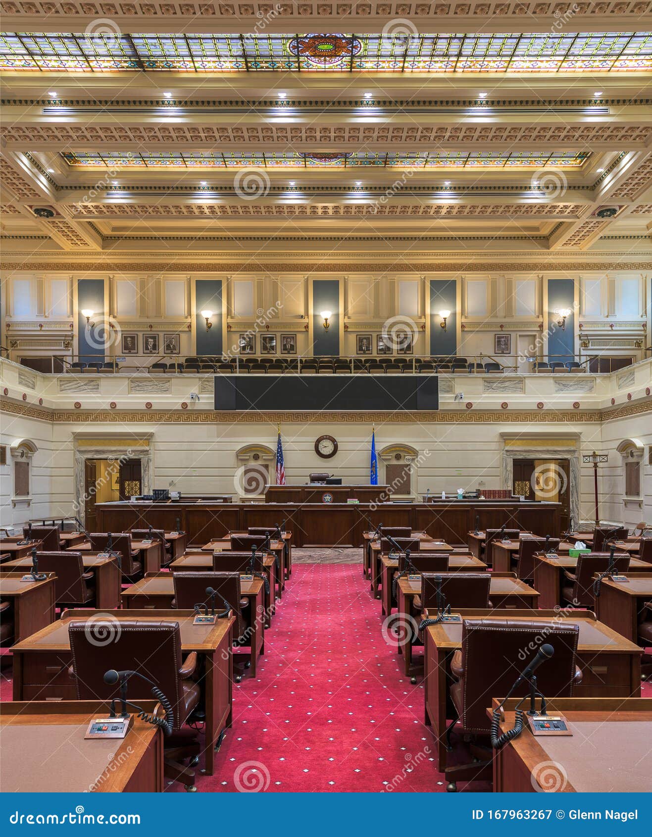 Oklahoma State Capitol Senate Chamber Editorial Photography - Image of ...