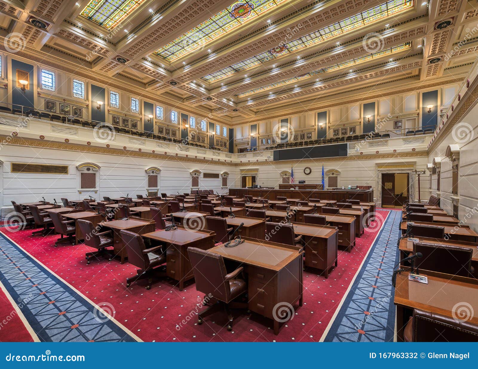Oklahoma State Capitol Senate Chamber Editorial Photography - Image of ...