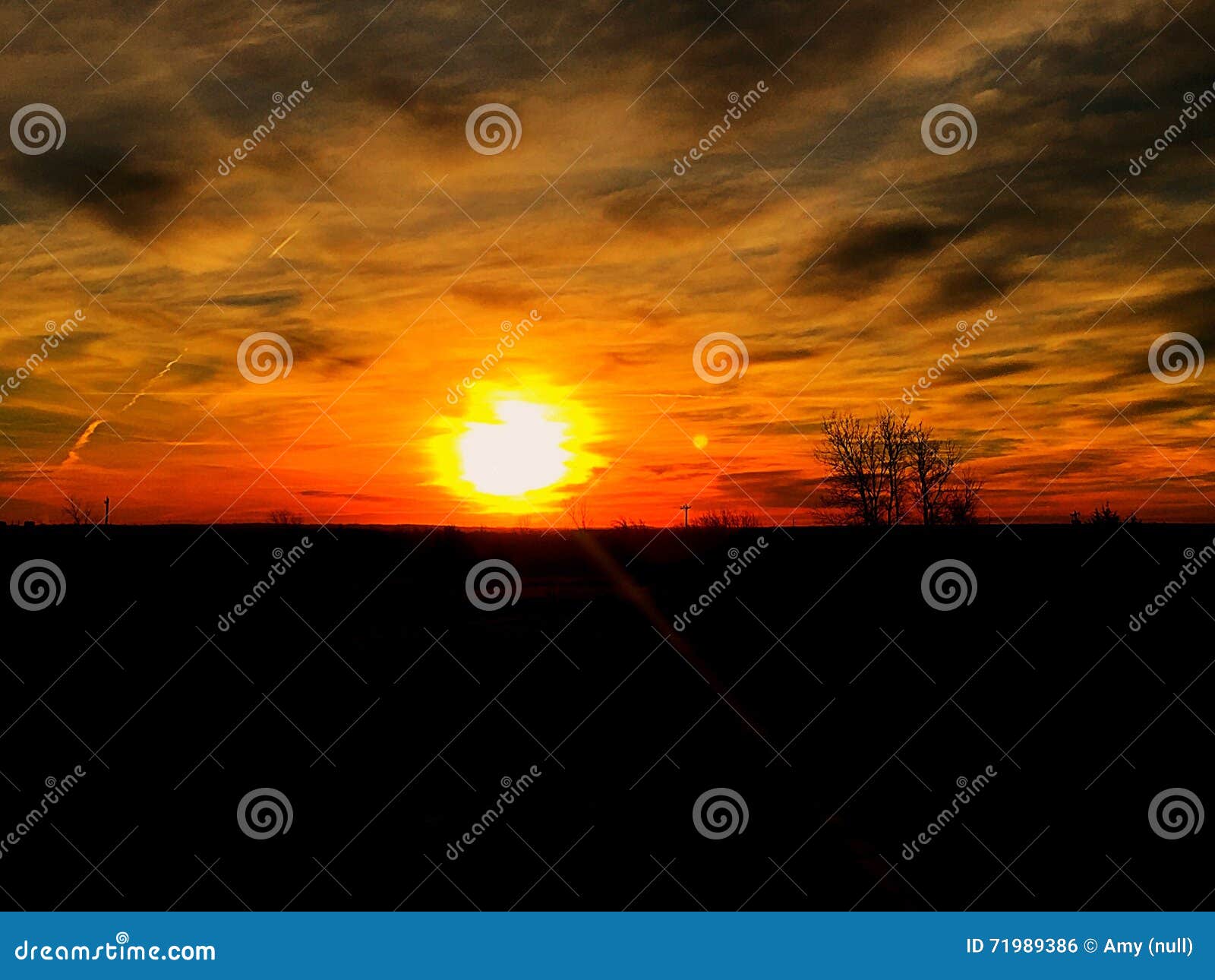 Oklahoma Sunrise editorial photo. Image of sunrise, country - 71989386