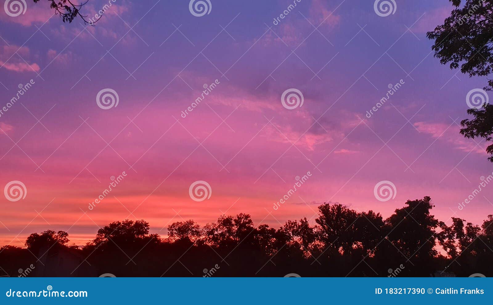 Oklahoma Sunset stock photo. Image of night, field, oklahoma - 183217390