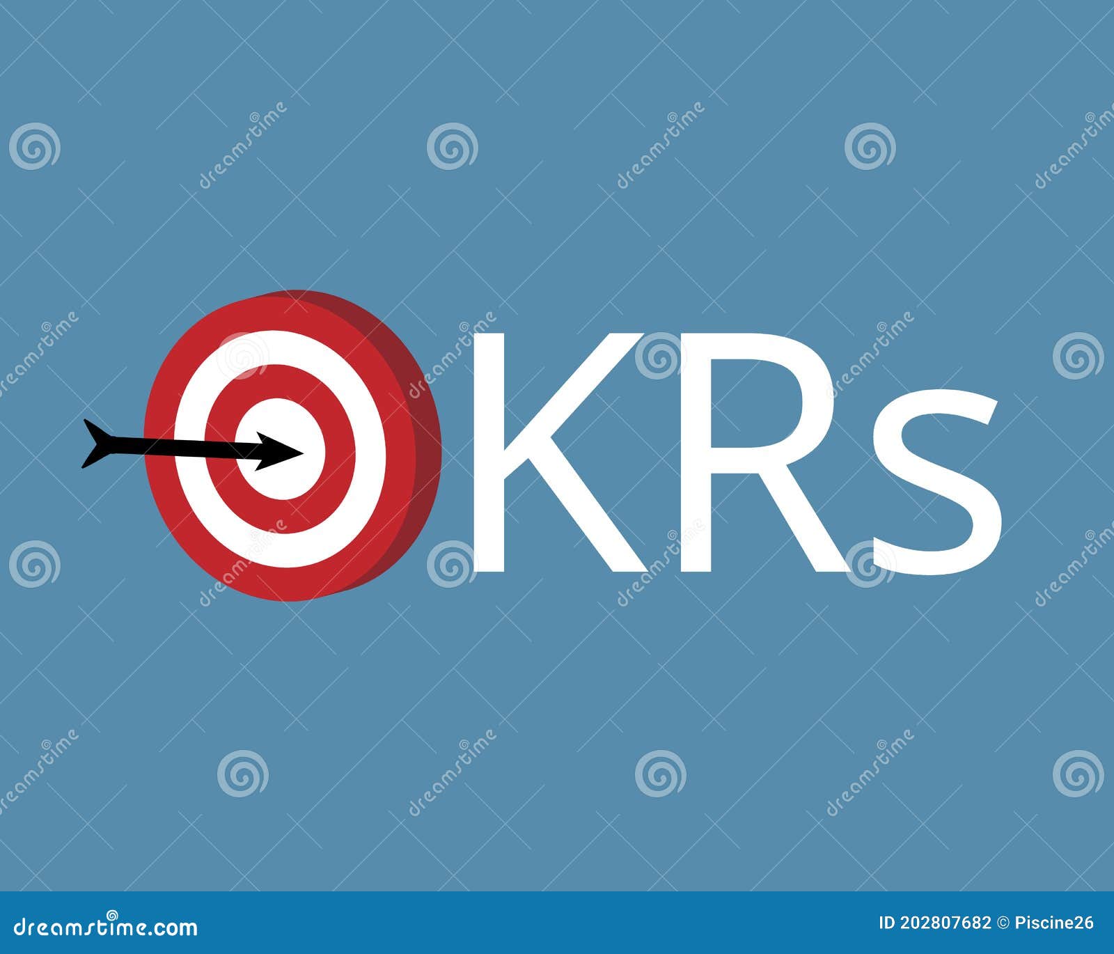 Objective Key Result OKR Vector Infographics Stock Photography ...