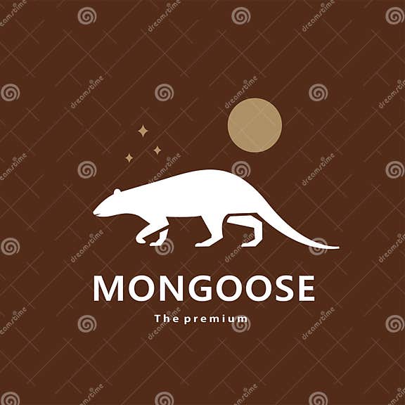 Animal Mongoose Natural Logo Vector Icon Silhouette Stock Vector ...