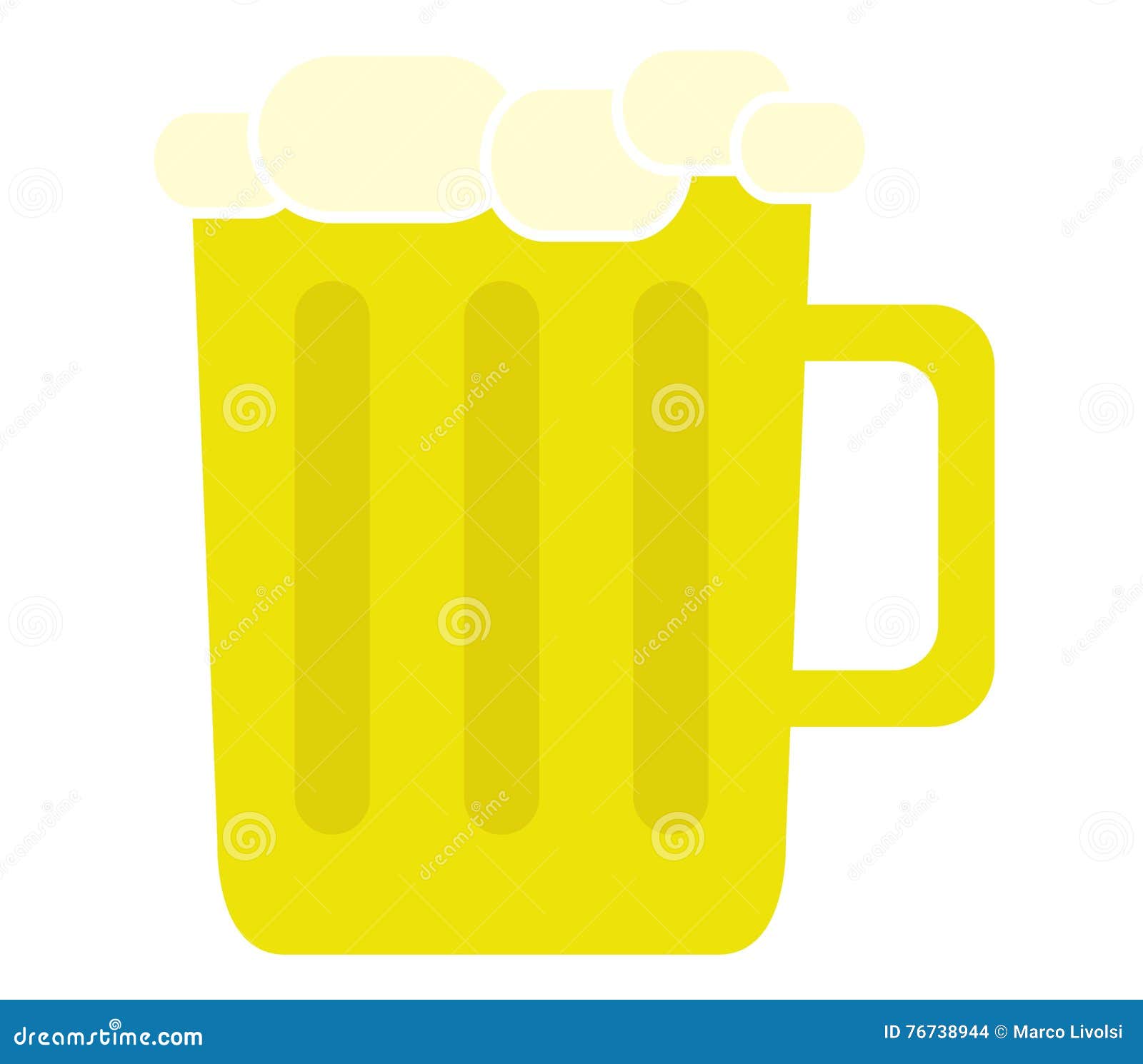 Oktoberfest beer icon stock illustration. Illustration of froth - 76738944