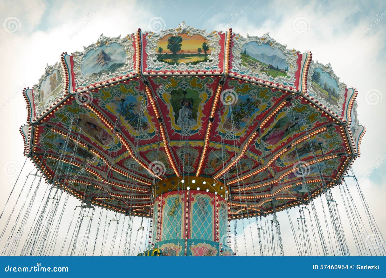Oktoberfest carousel stock photo. Image of play, playing - 57460964