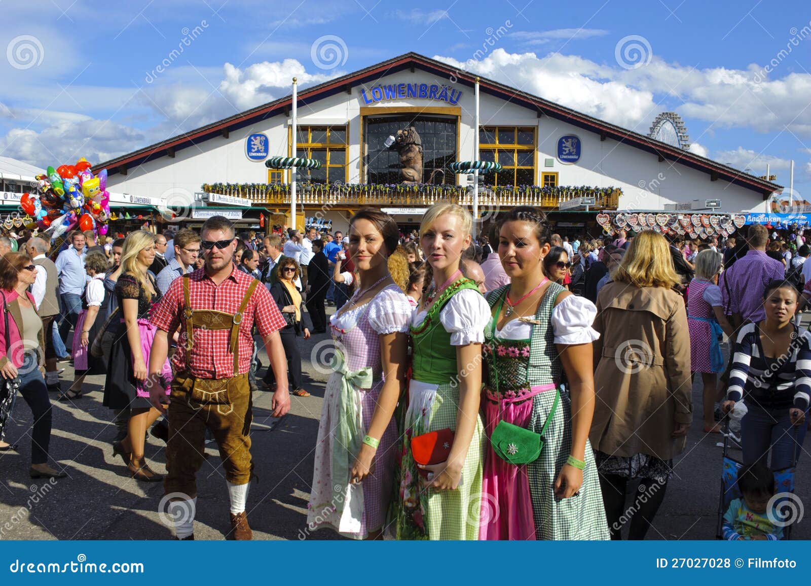 Oktoberfest in munich editorial stock photo. Image of munich - 27027028