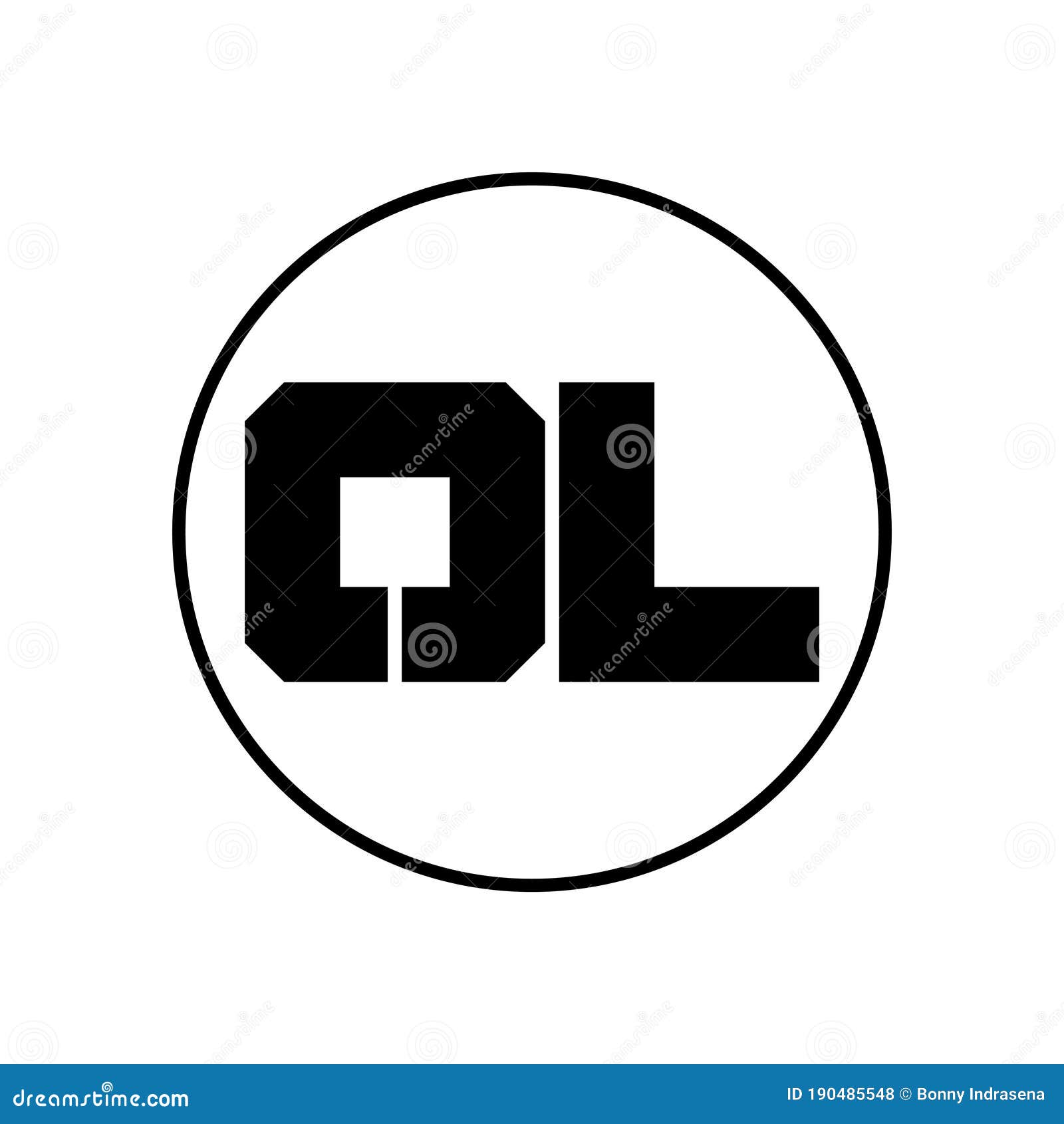 OL Letter Logo Design with Simple Style Stock Vector - Illustration of ...