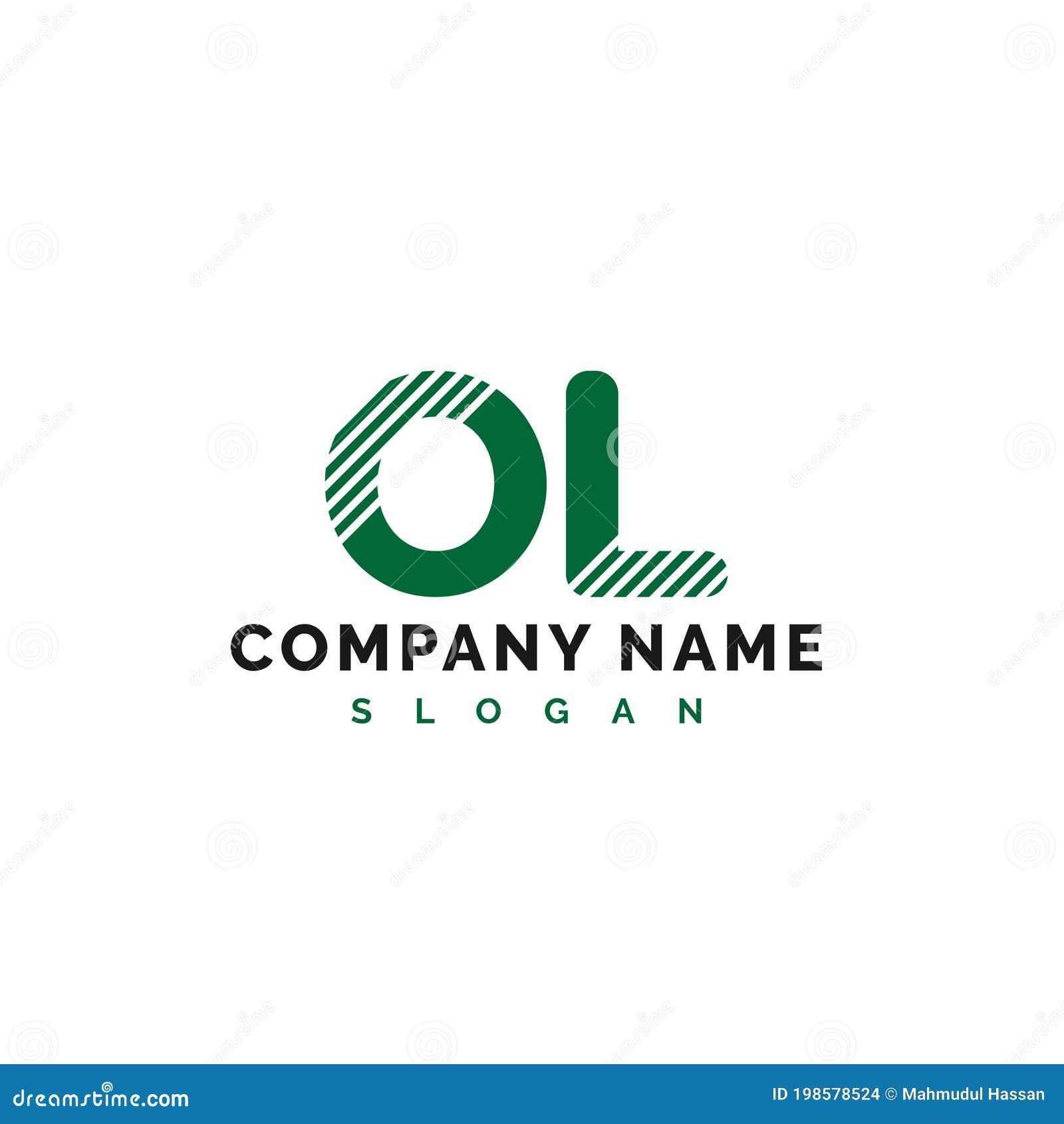 OL Letter Logo Design. OL Letter Logo Vector Illustration - Vector ...