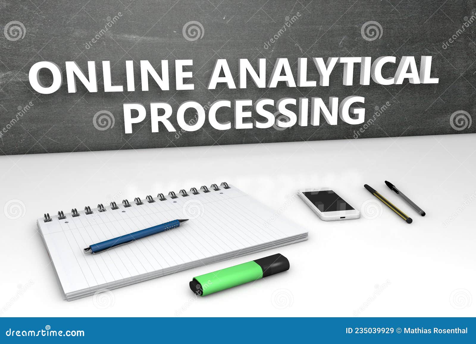 Online Analytical Processing Infographics OLAP Linear Icons Collection ...