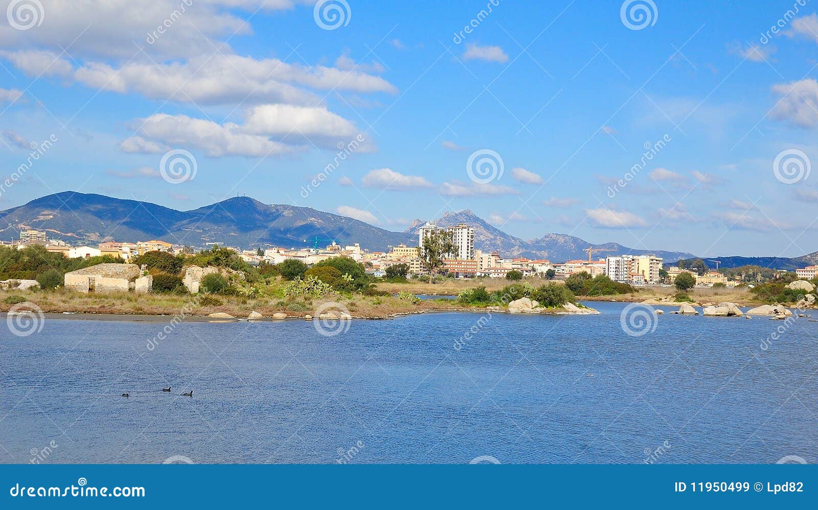 Olbia stock image. Image of sardinia, town, olbia, landscape - 11950499