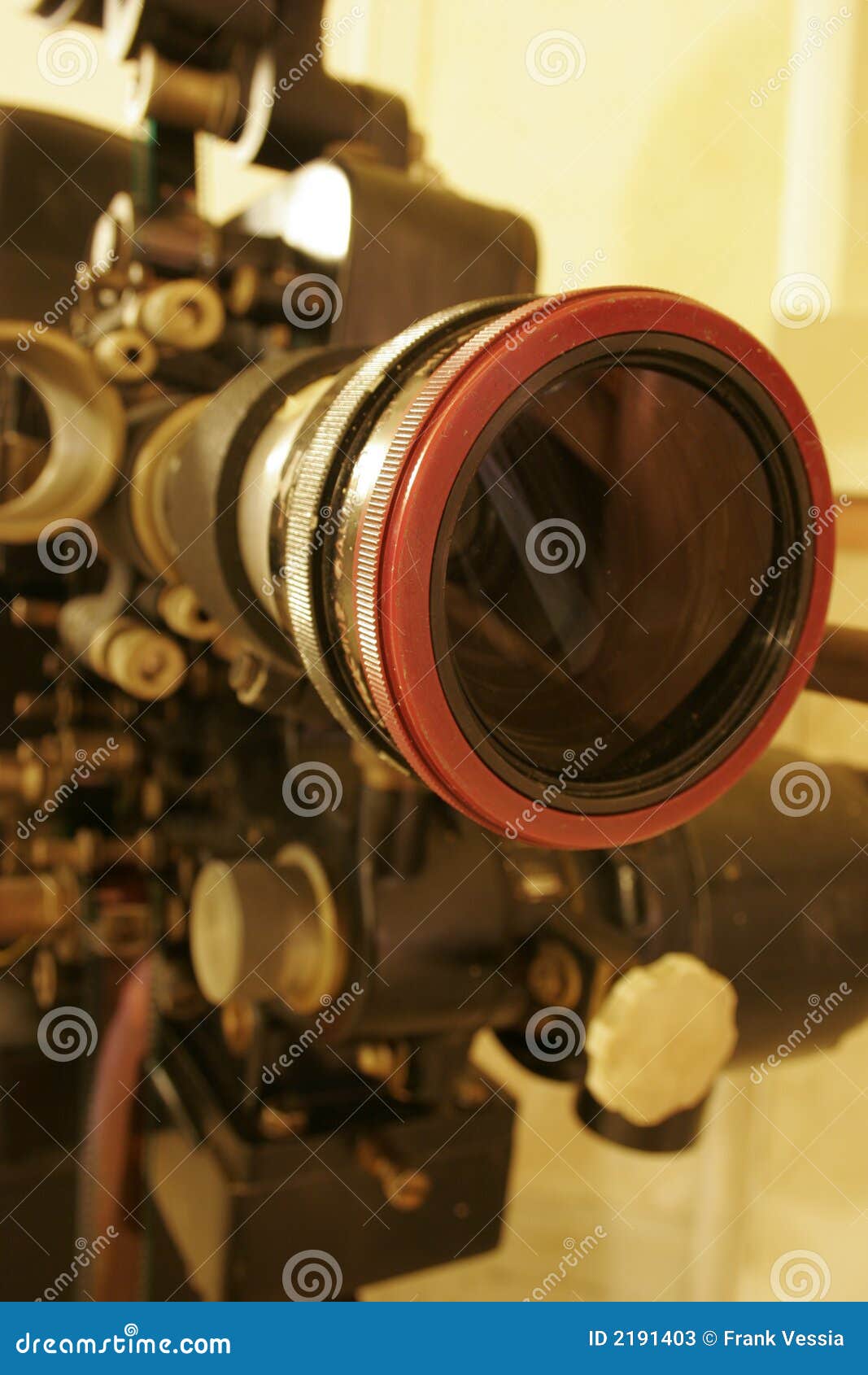 An old 35mm film projector stock image. Image of projector - 2191403