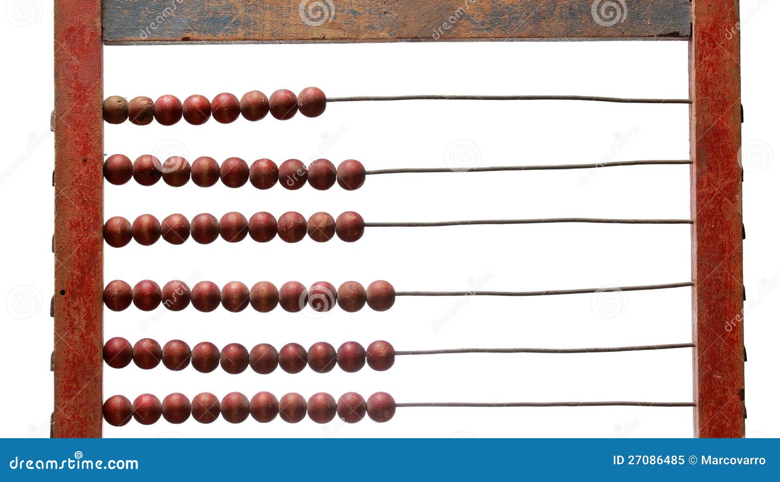 Old abacus stock image. Image of count, educational, calculation - 27086485