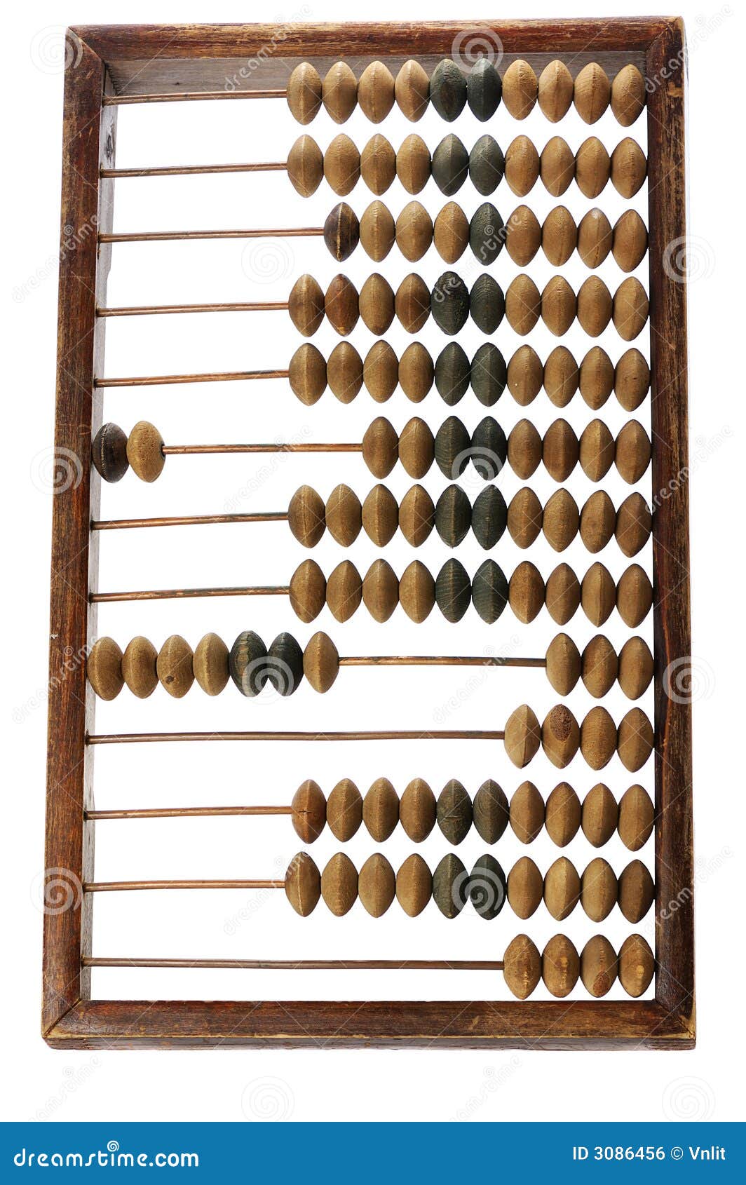 Old abacus stock photo. Image of metal, finances, antique - 3086456
